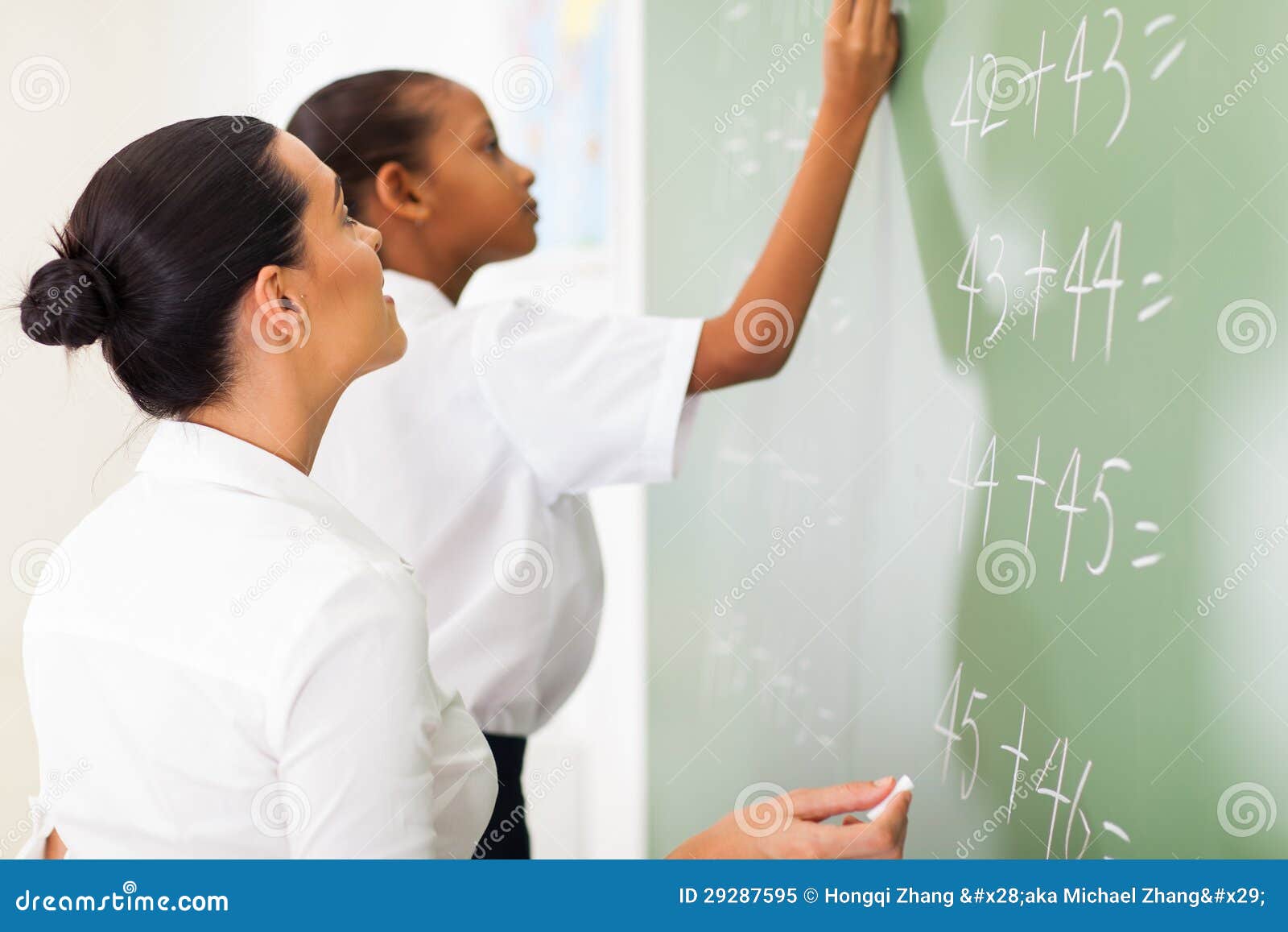 Maths teacher teaching stock image. Image of holding - 29287595