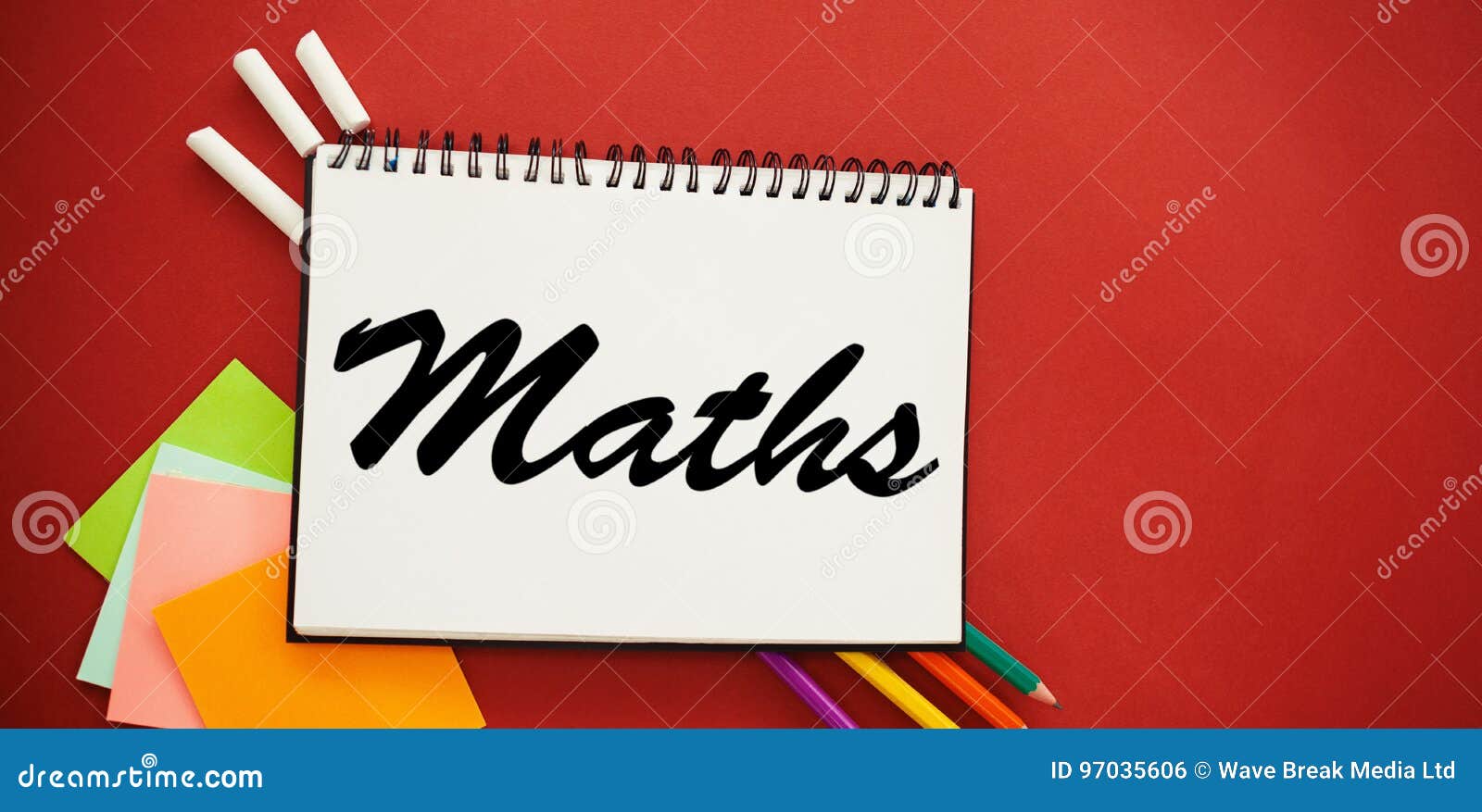 Composite Image of Maths Text Against White Background Stock Photo ...
