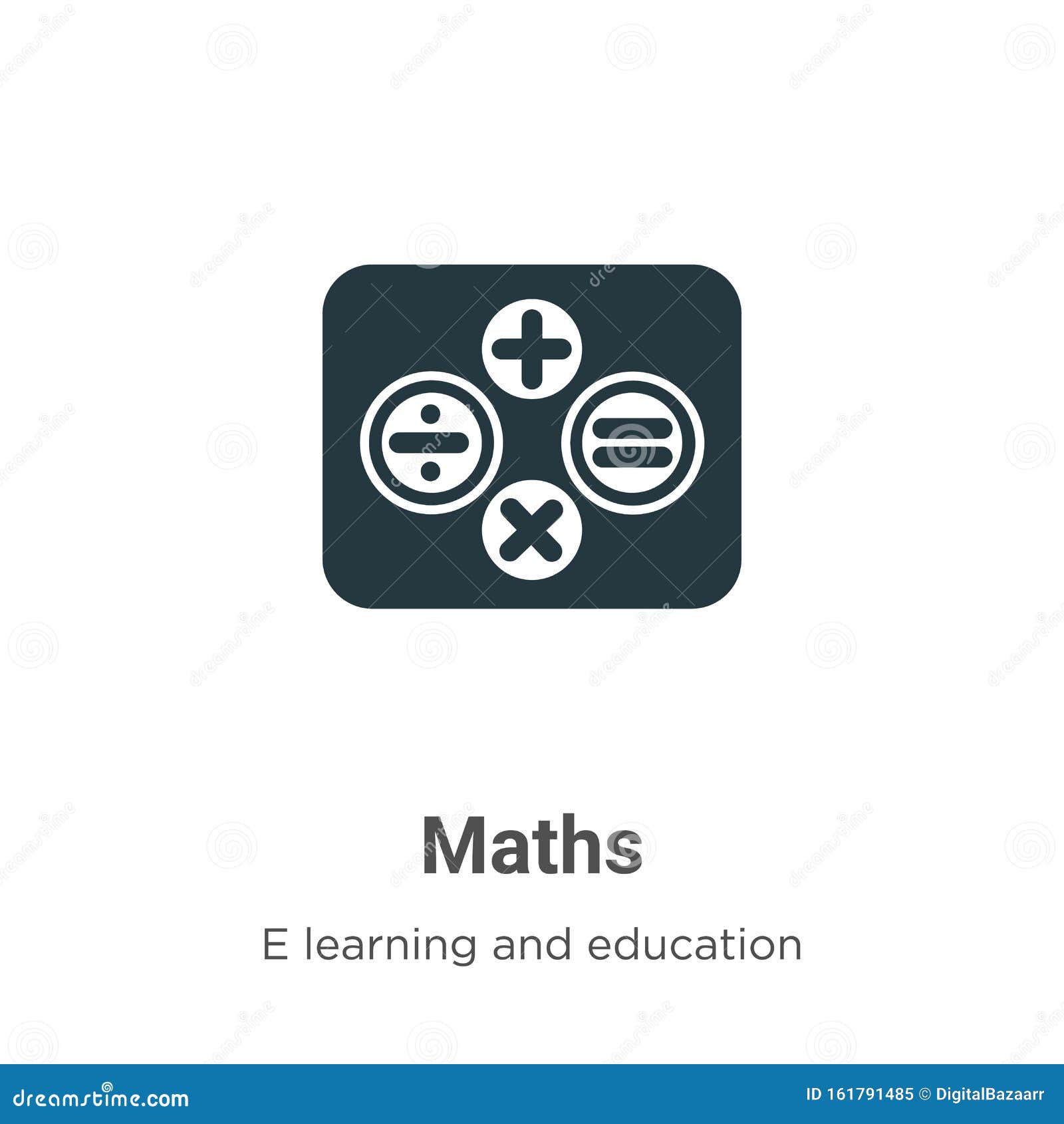 Maths Vector Icon Isolated On Transparent Background, Linear Mat ...
