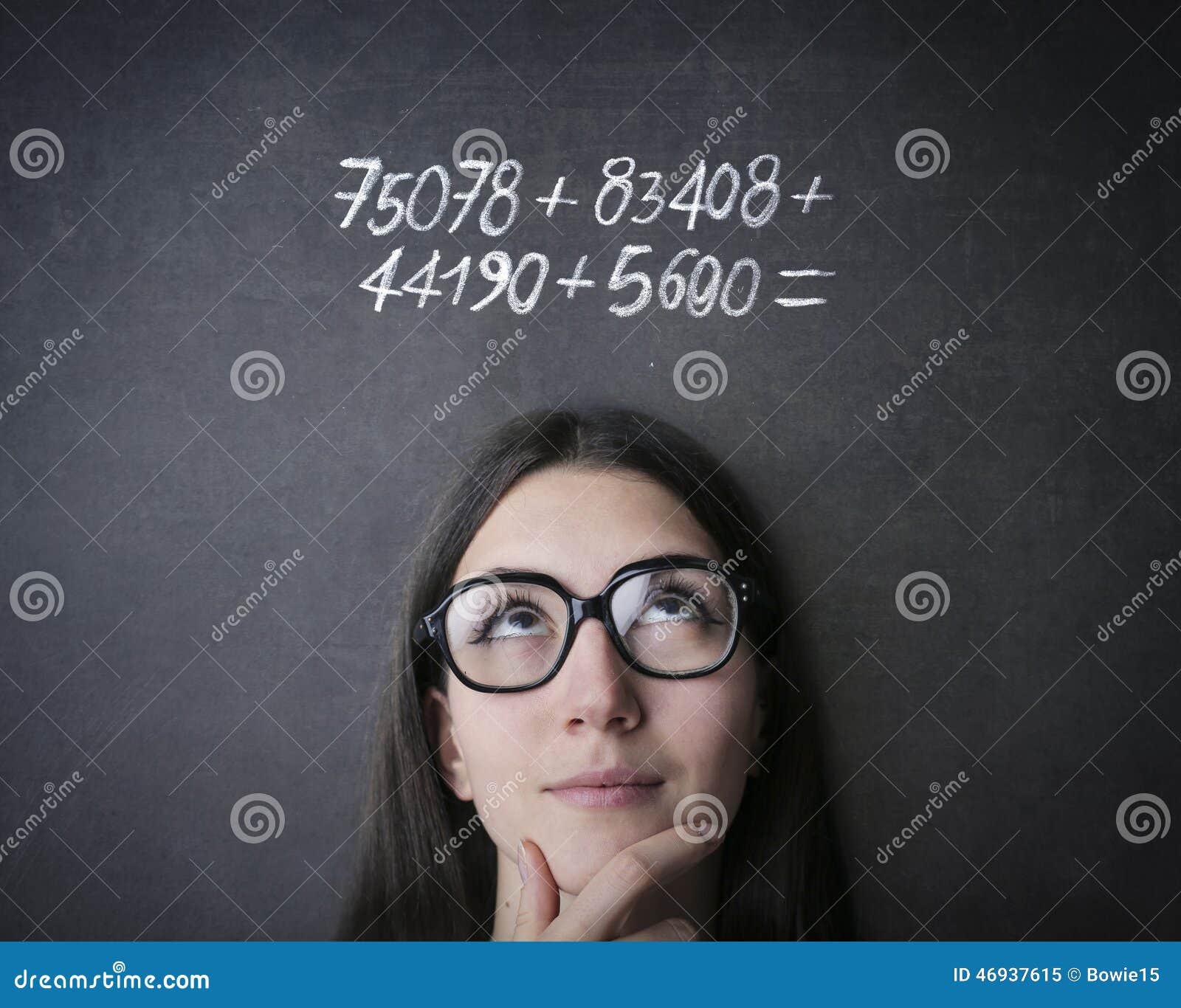 Maths stock image. Image of imagination, caucasian, hinking - 46937615