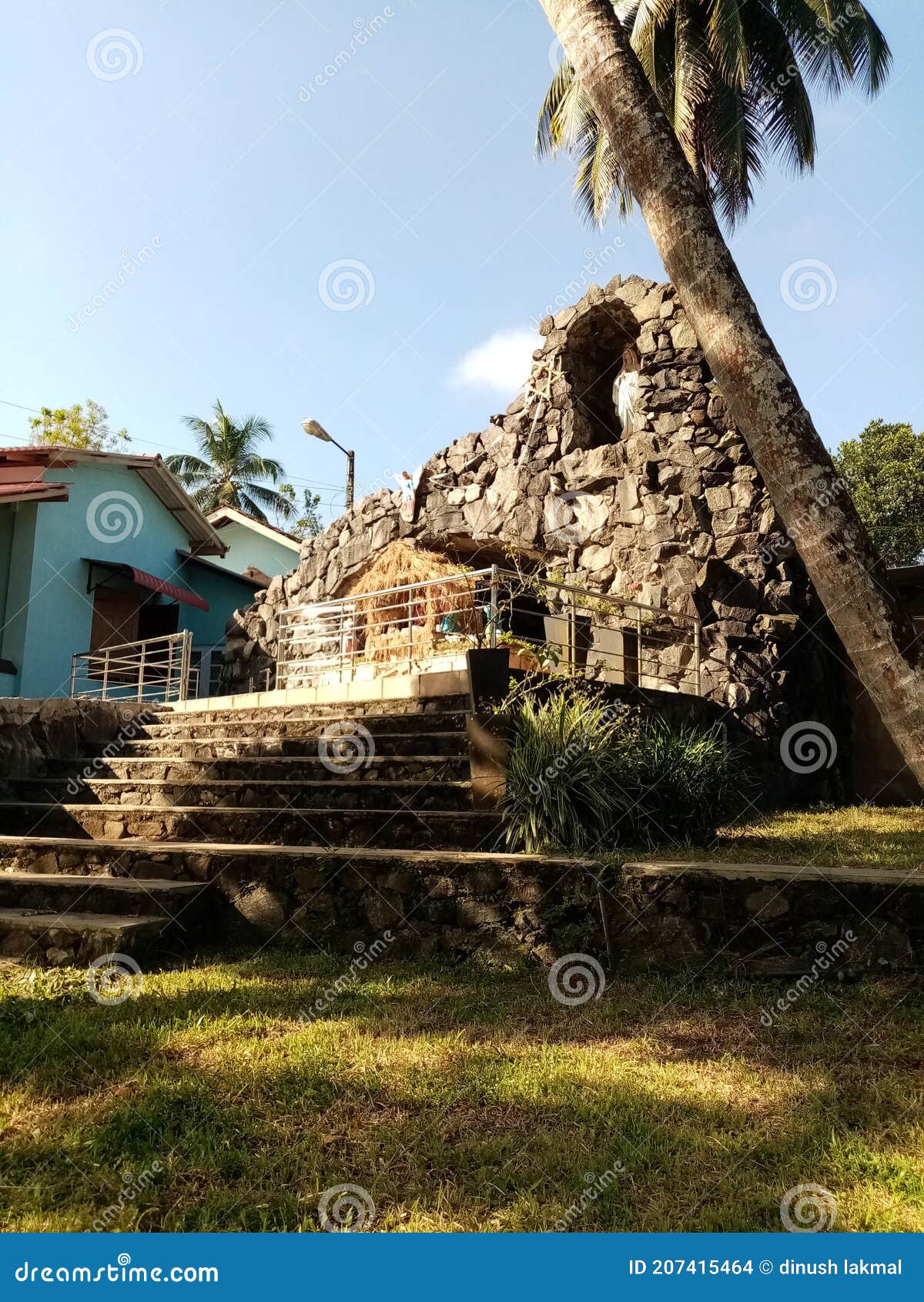 Mathugama church top view stock photo. Image of view - 207415464