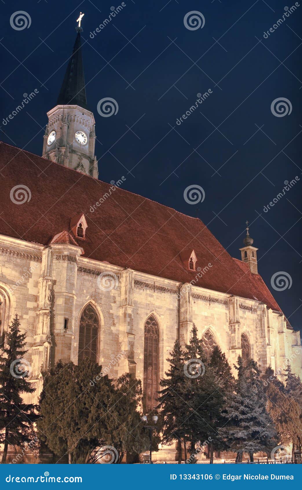 Matia Corvin Church stock photo. Image of napoca, corvin - 13343106