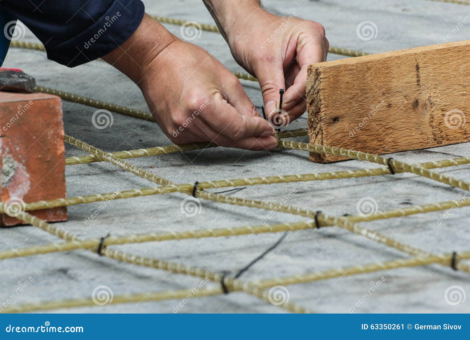 Mating Frame of Composite Reinforcement. Stock Image - Image of plastic ...