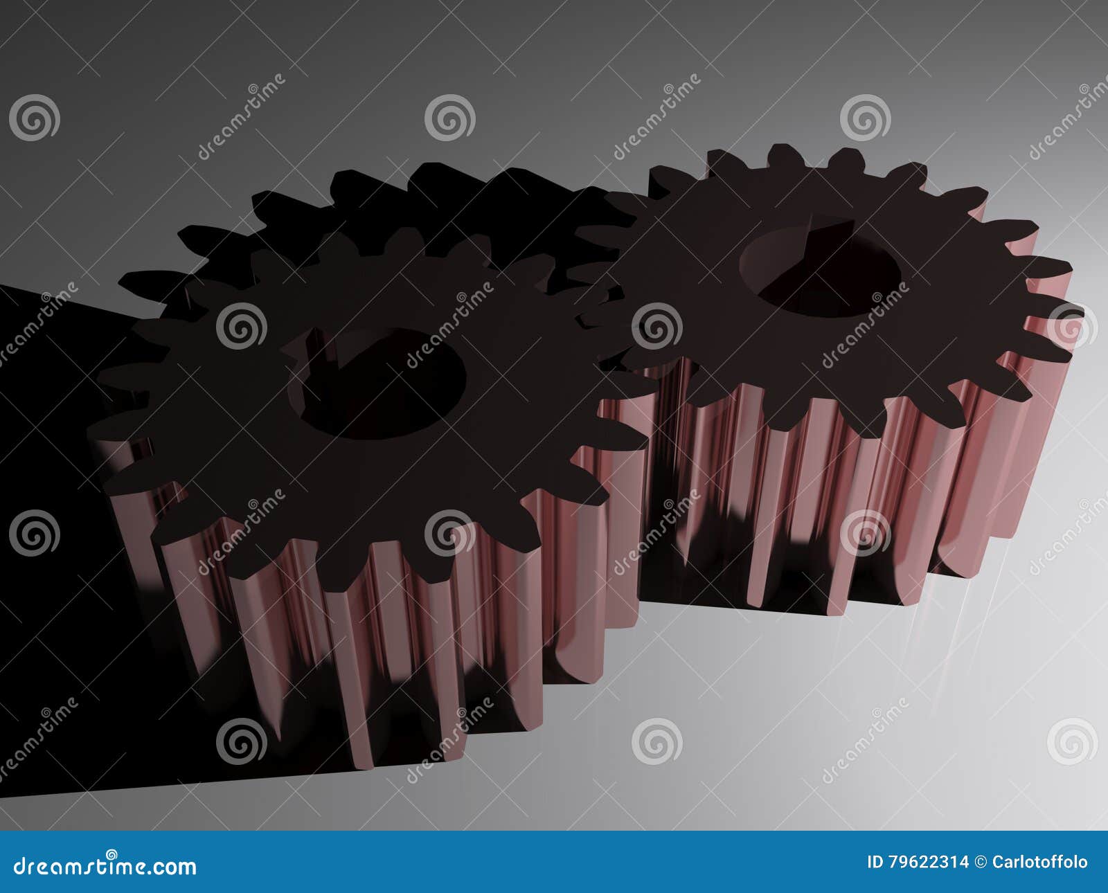 Me And You Mating Gears Royalty-Free Stock Image | CartoonDealer.com ...