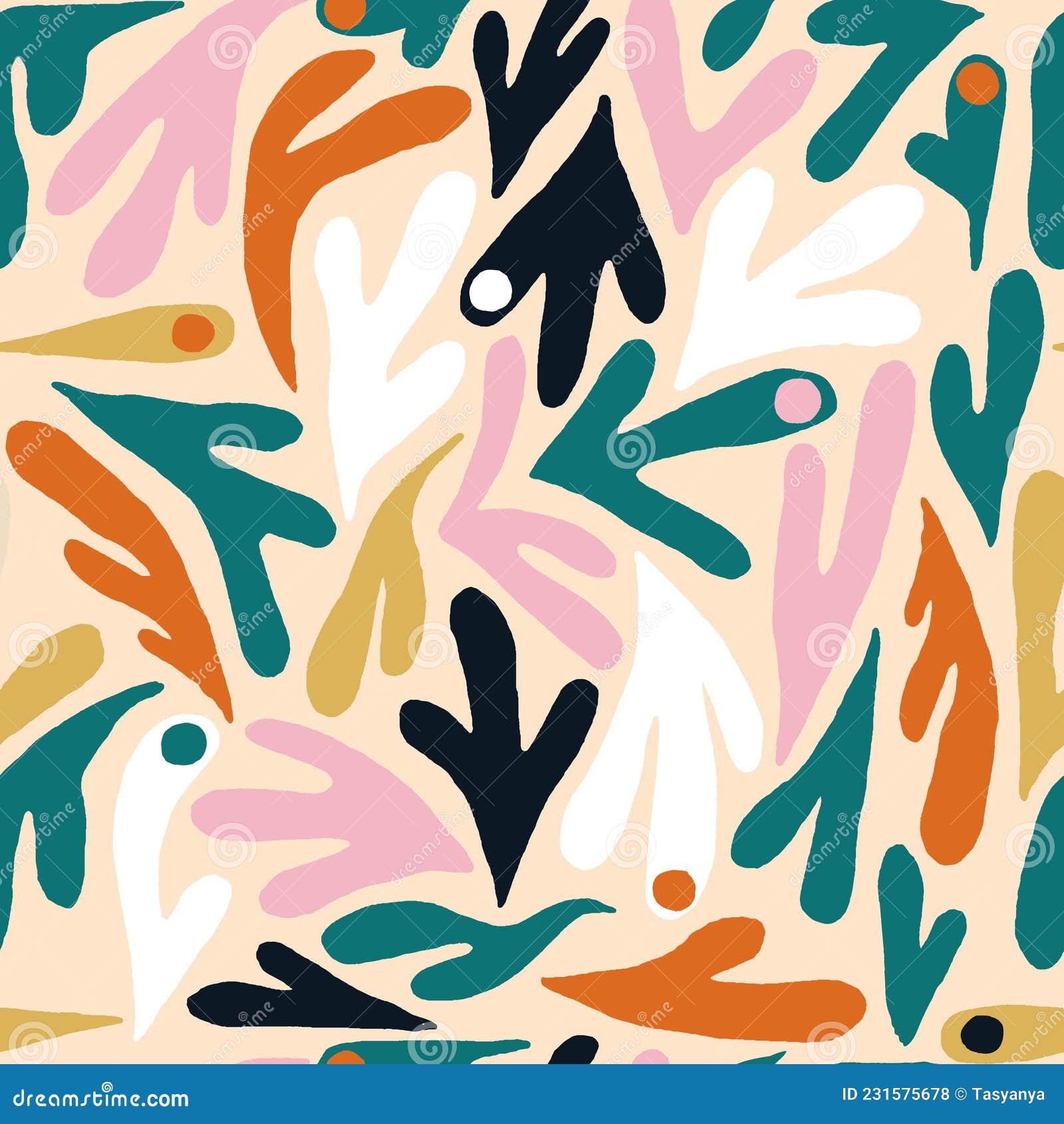 Matisse Abstract Art Set Vector Illustration | CartoonDealer.com #229107872