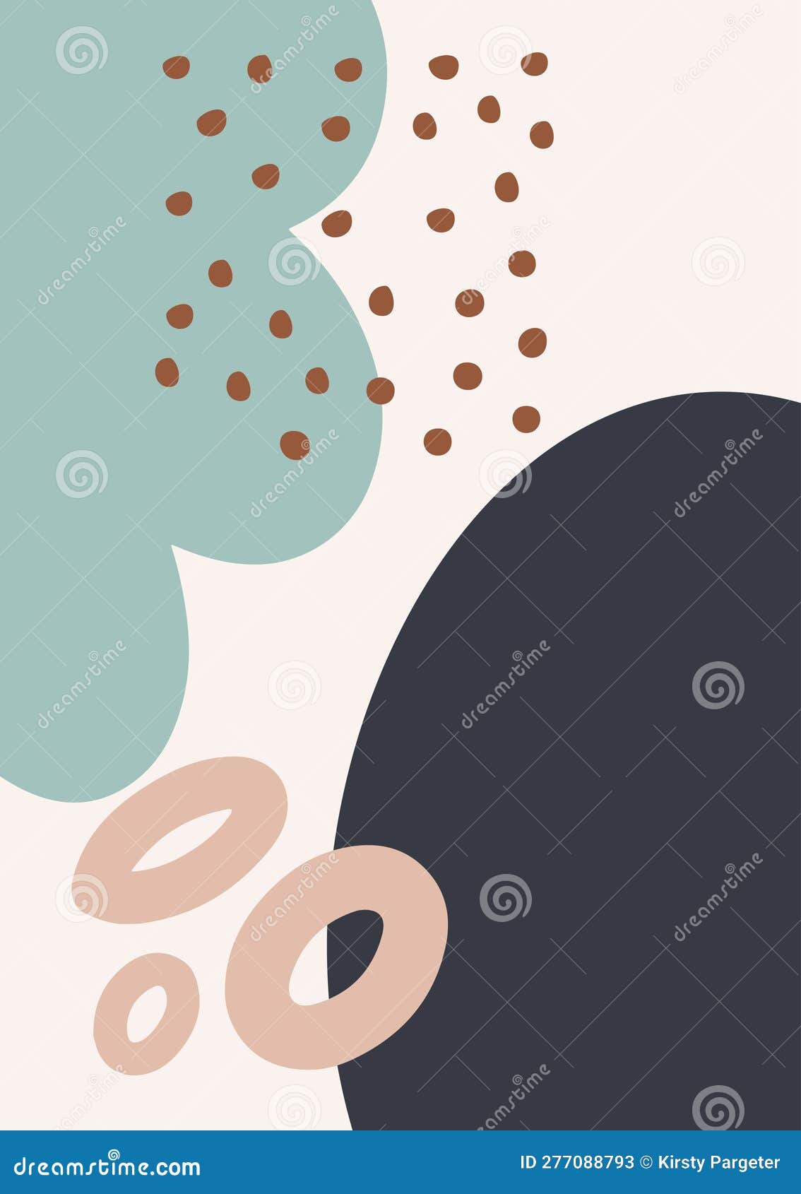 Matisse Inspired Abstract Design for Wall Art Stock Vector ...