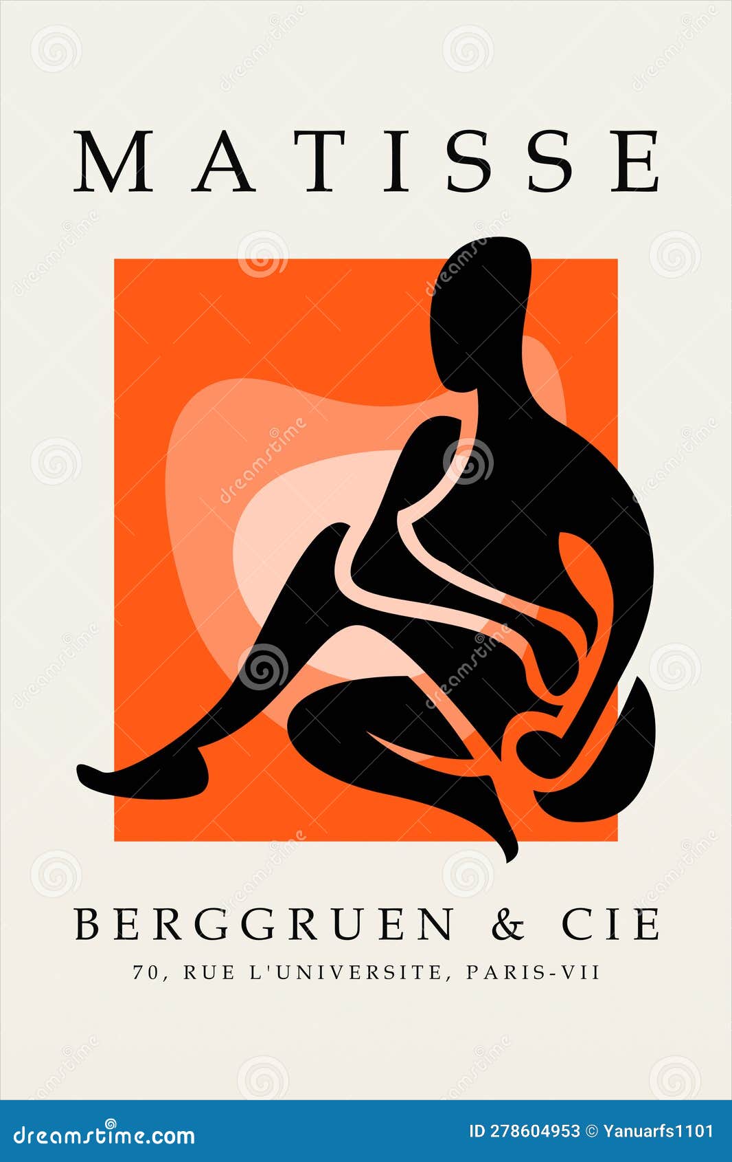 Matisse Wall Art Decoration Poster Stock Illustration - Illustration of ...