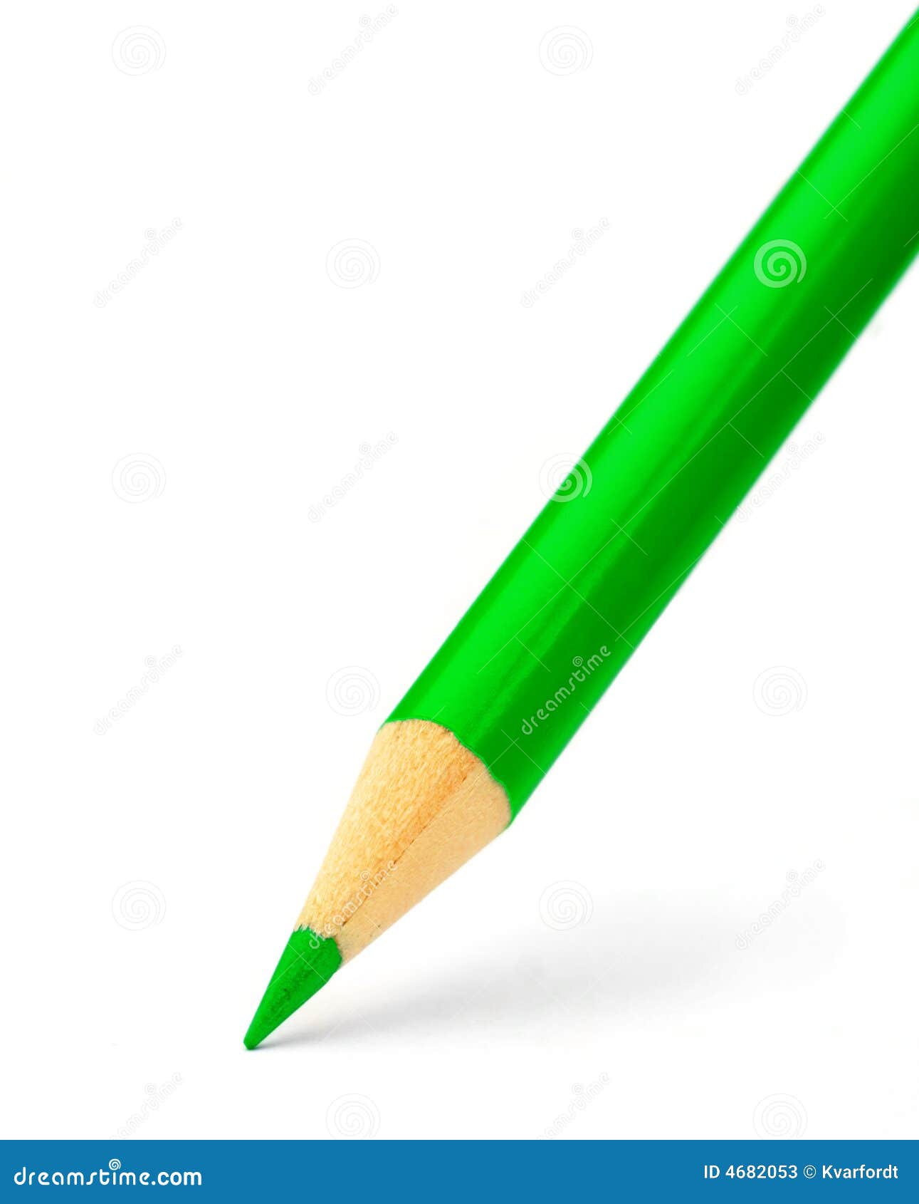 Matita Di Colore Verde Fotografie Stock - Immagine: 4682053