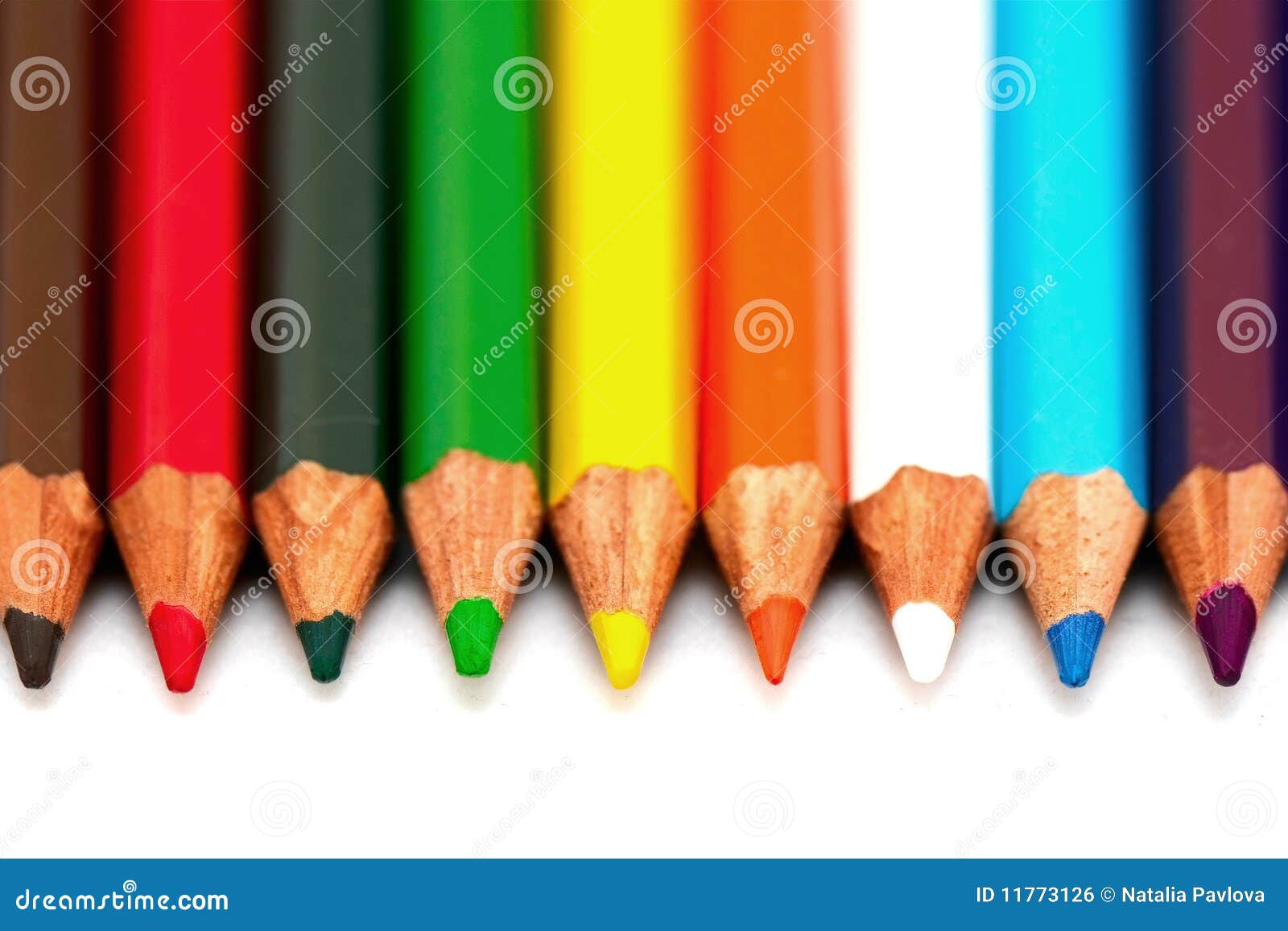 Matite colorate fotografia stock. Immagine di gruppo - 11773126