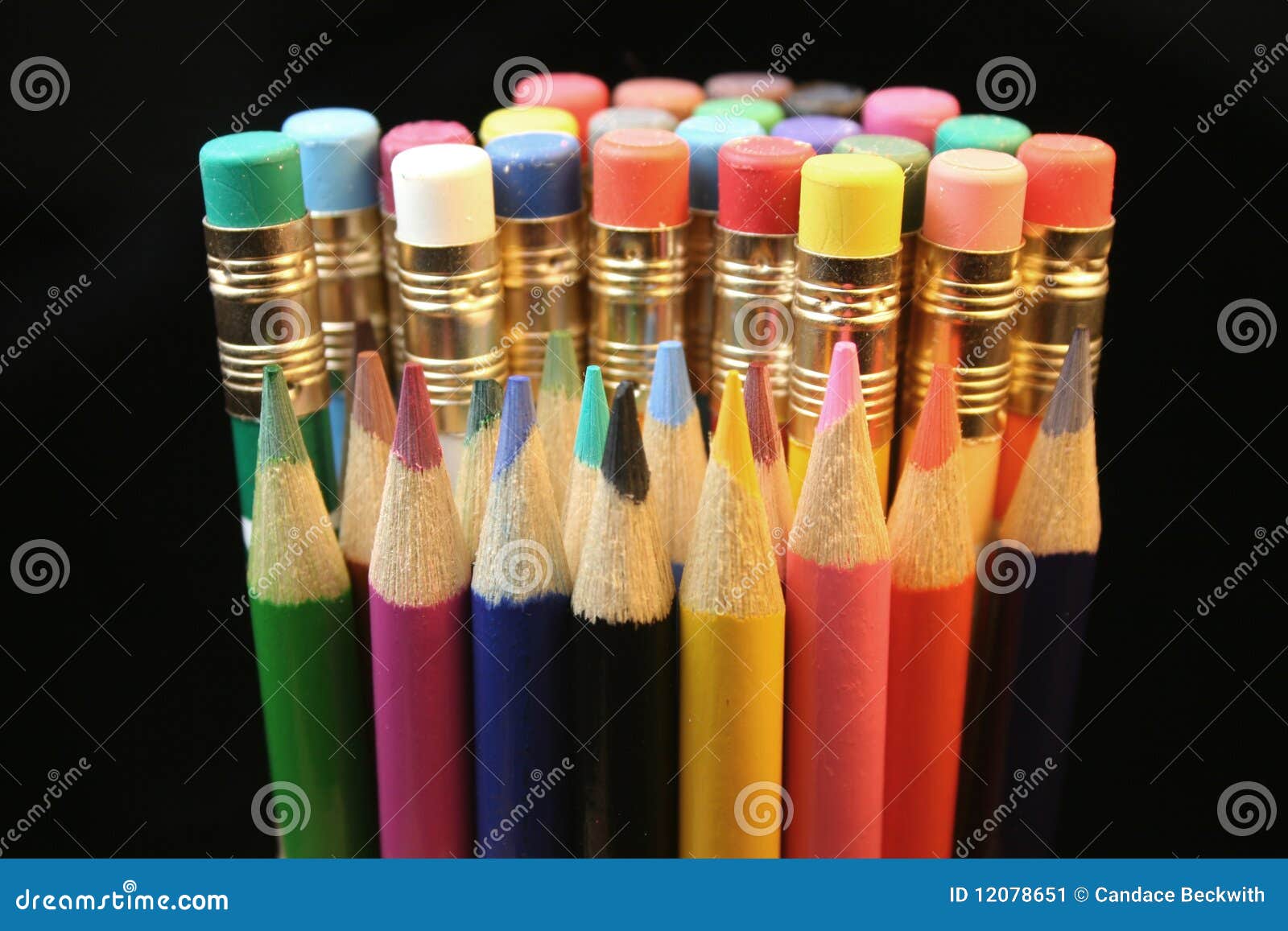 Matite colorate immagine stock. Immagine di colorato - 12078651