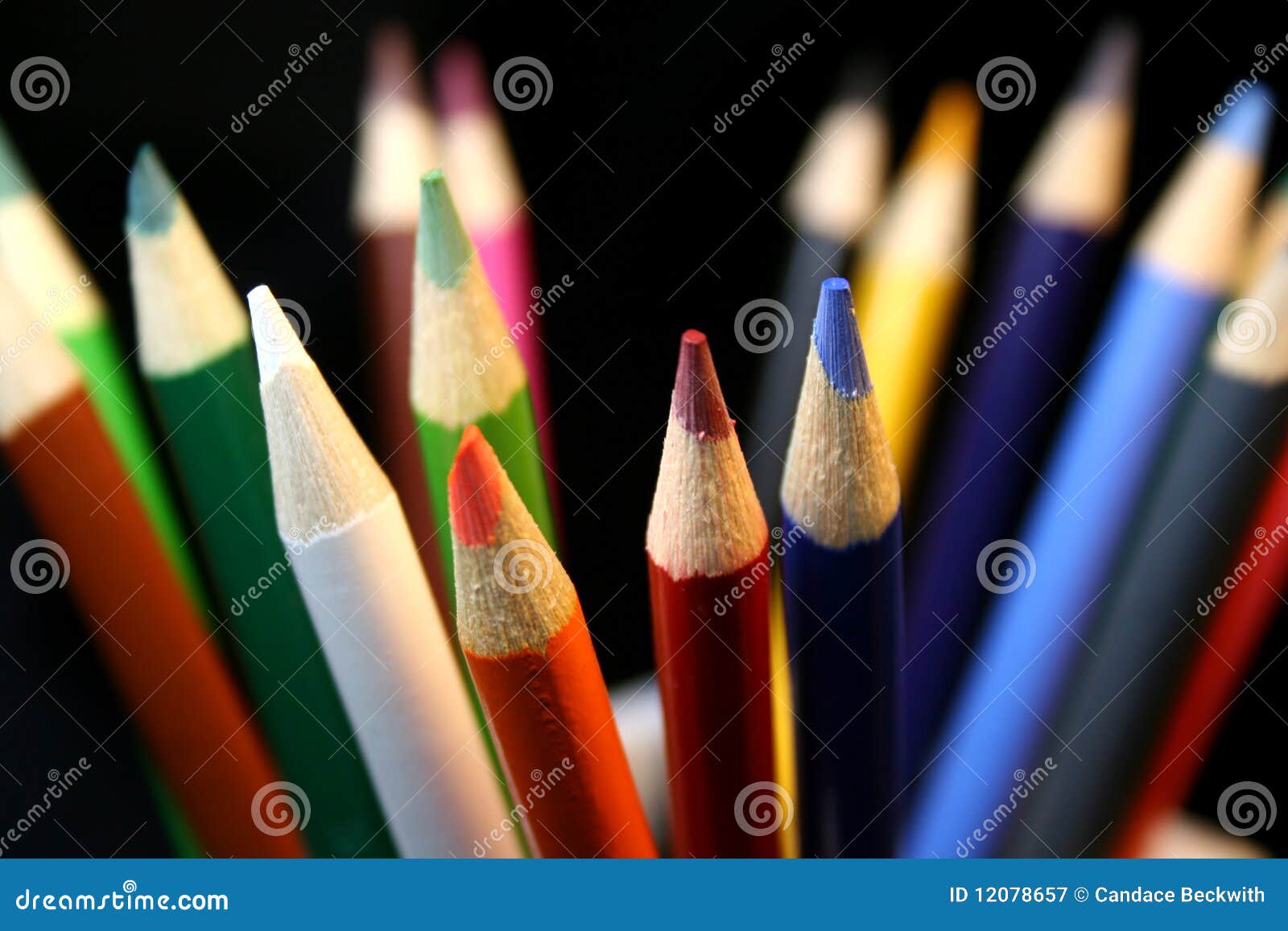 Matite colorate immagine stock. Immagine di colorato - 12078657