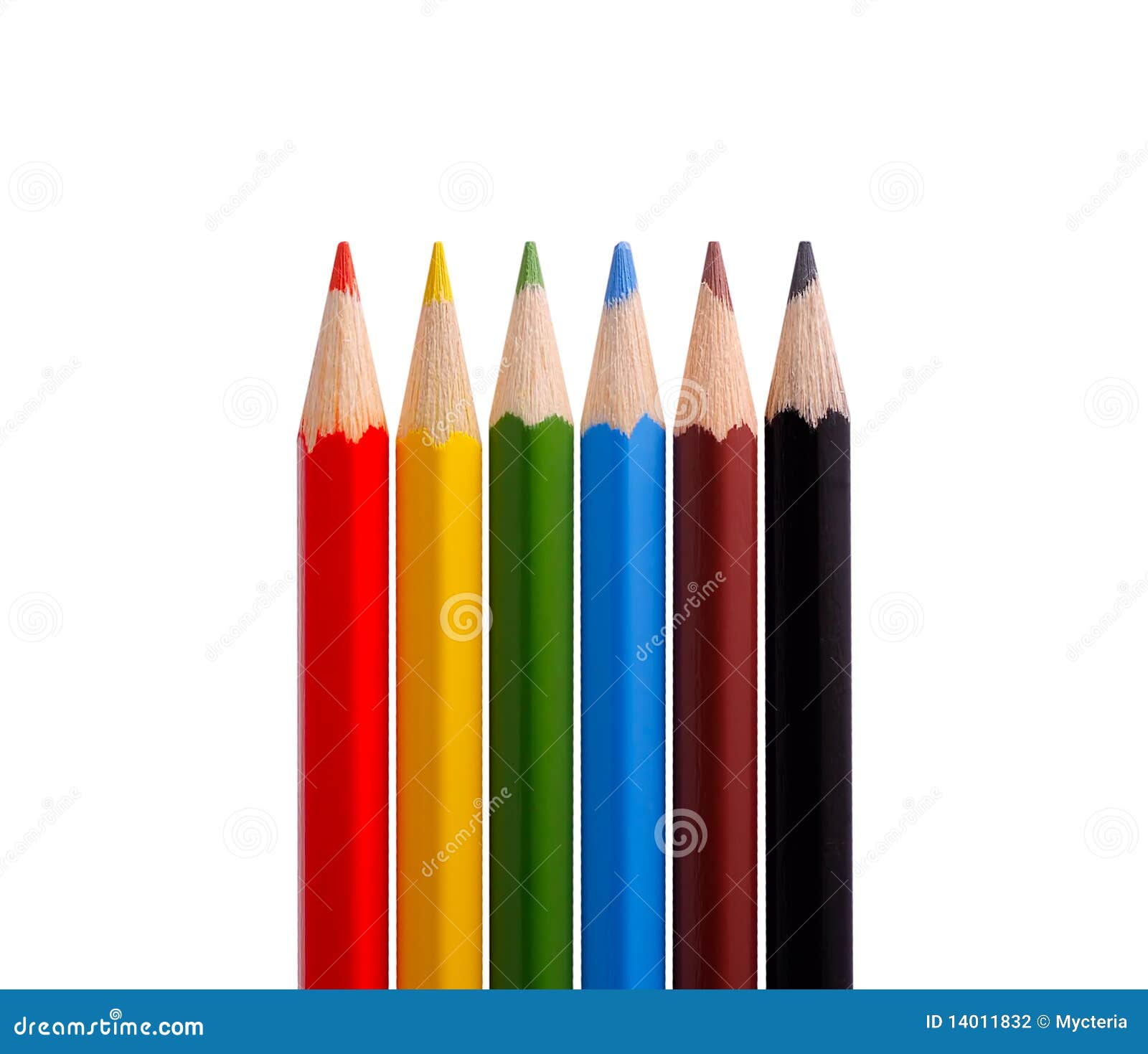 Matite colorate fotografia stock. Immagine di grafite - 14011832