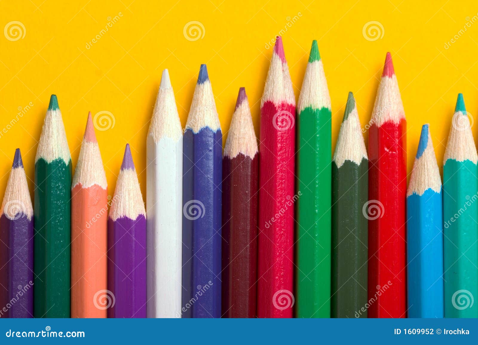 Matite colorate fotografia stock. Immagine di formazione - 1609952
