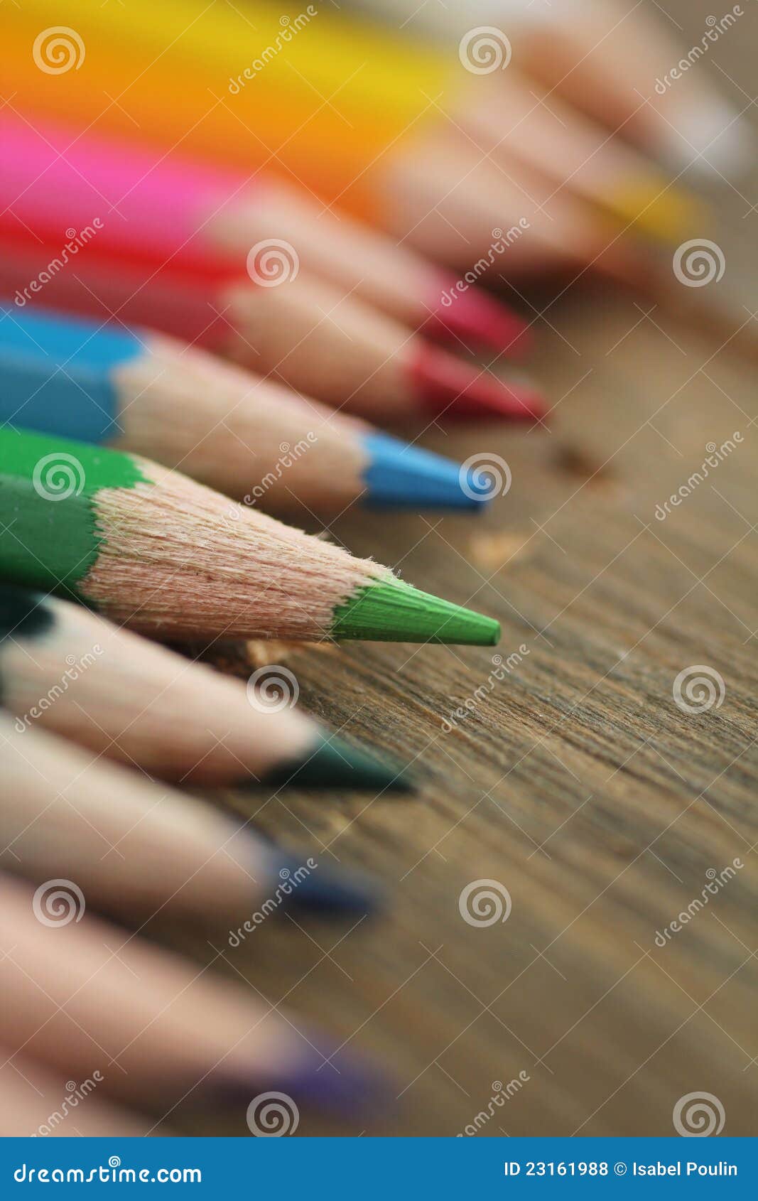 Matite colorate fotografia stock. Immagine di giallo - 23161988