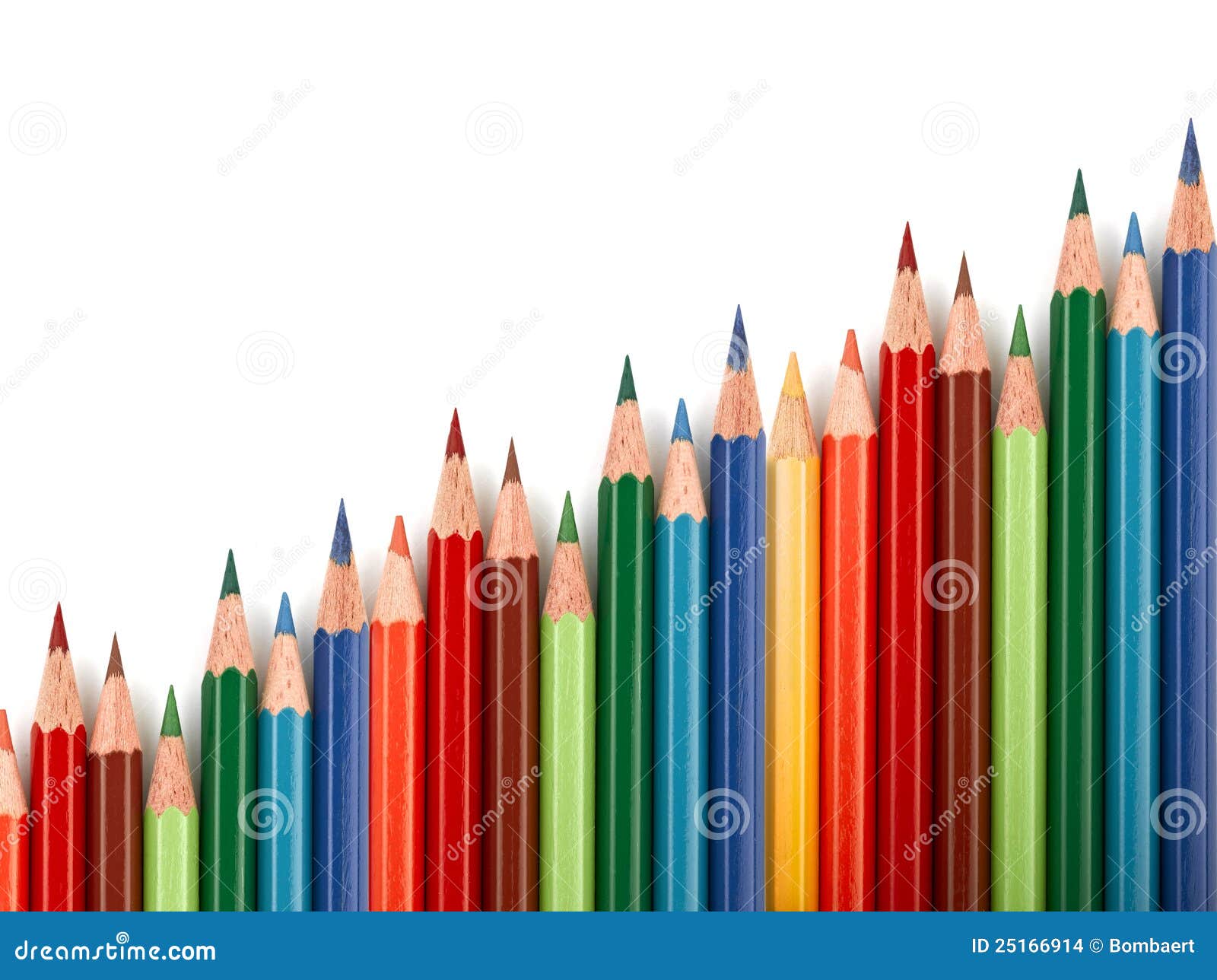 Matite colorate fotografia stock. Immagine di rovina - 25166914