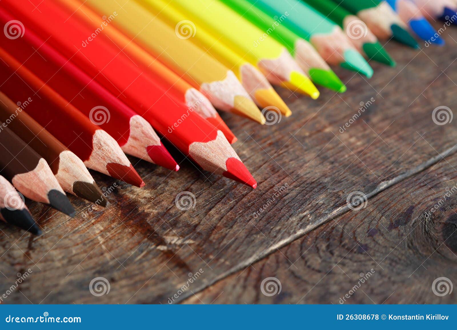 Matite colorate fotografia stock. Immagine di vario, colore - 26308678
