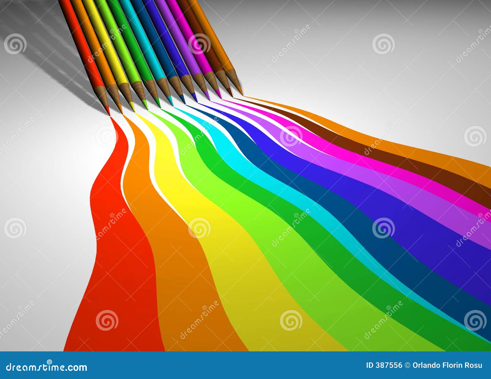 Matite colorate illustrazione di stock. Illustrazione di disegno - 387556