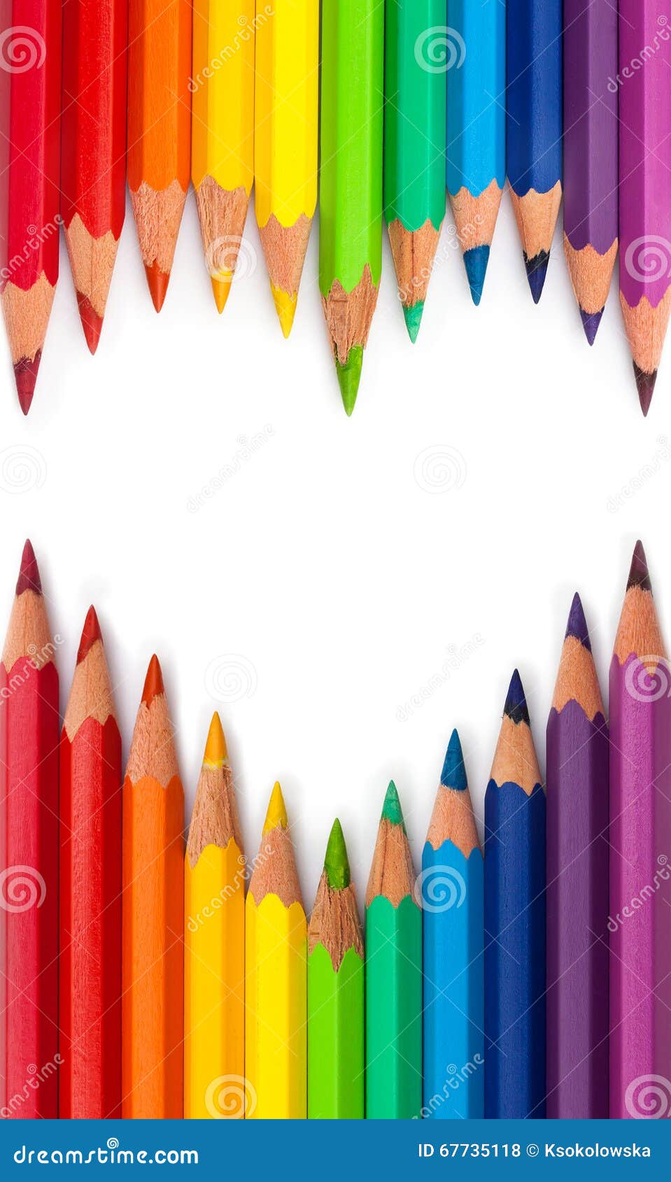 Matite colorate fotografia stock. Immagine di tiraggio - 67735118