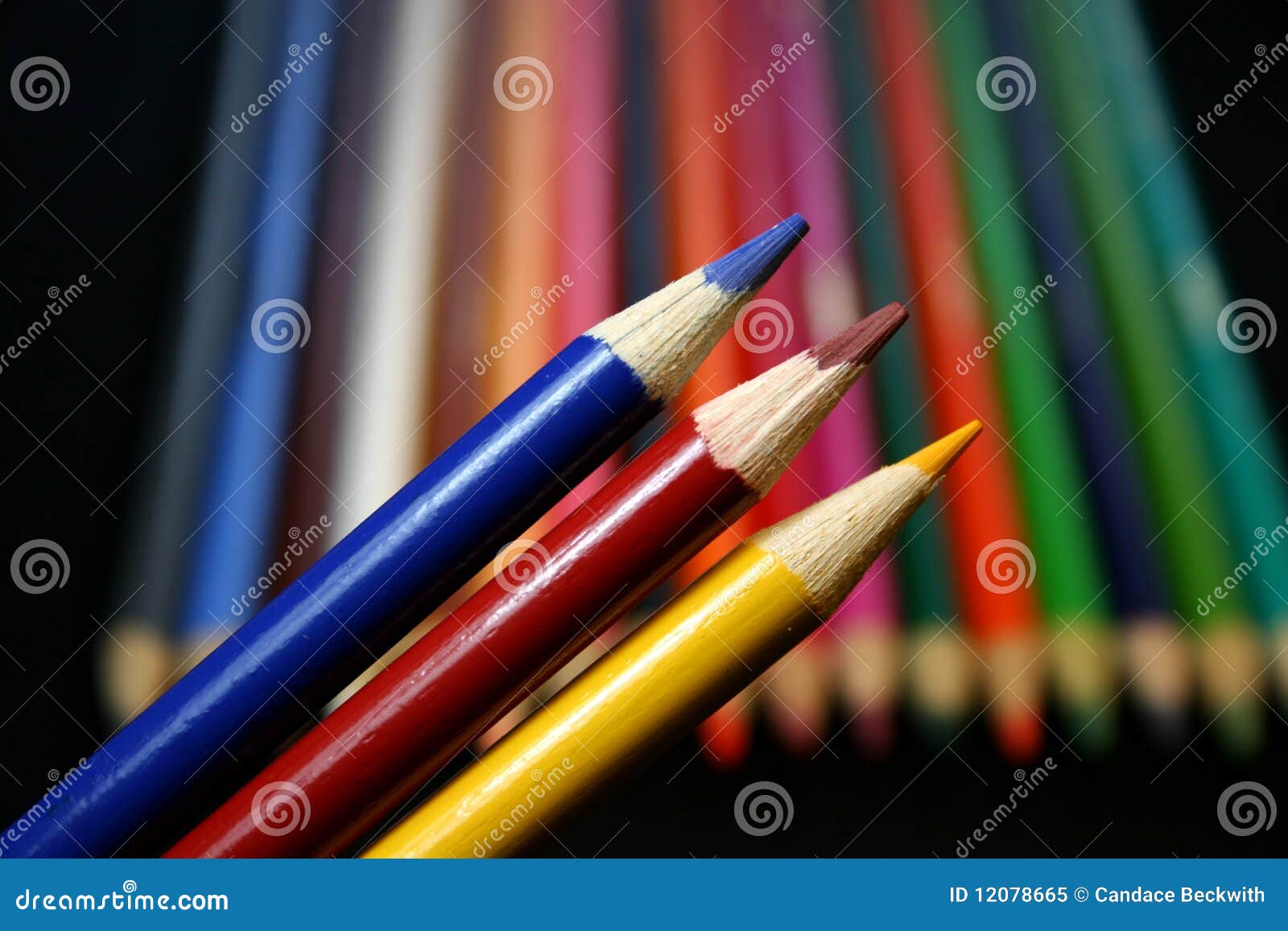 Matite Colorate (colori Primari) Immagine Stock - Immagine di ...