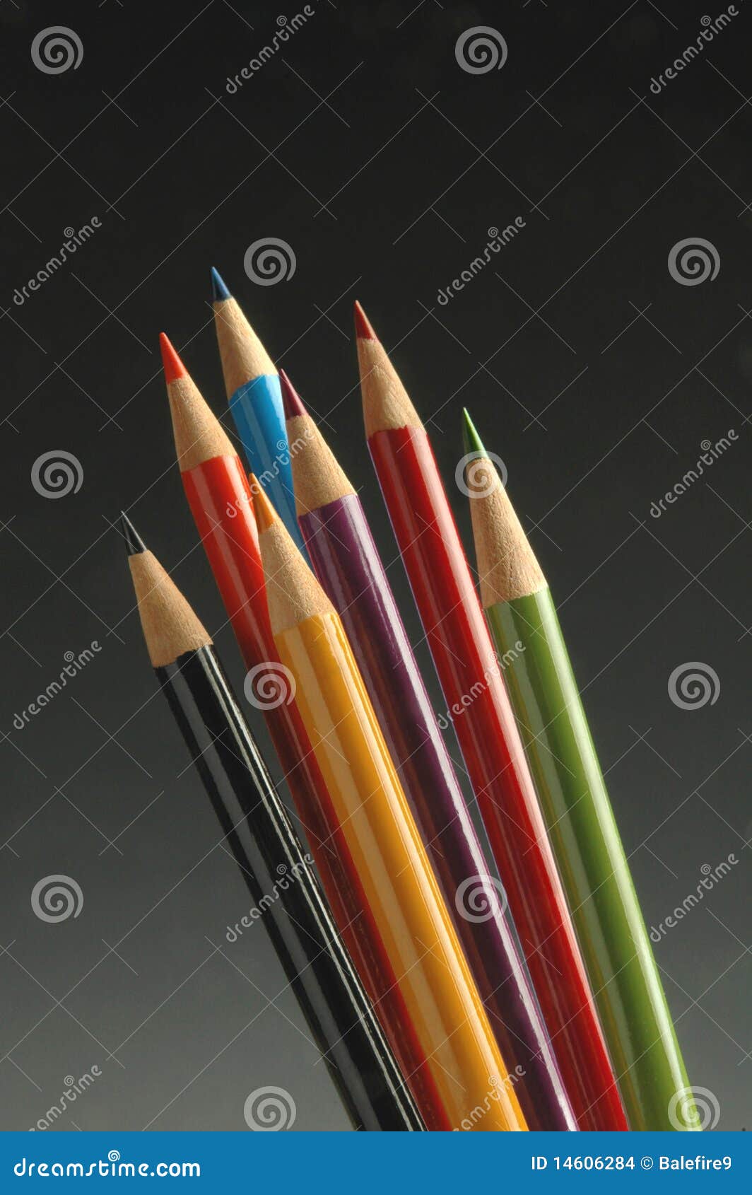 Matite di arte di colore fotografia stock. Immagine di grafico - 14606284