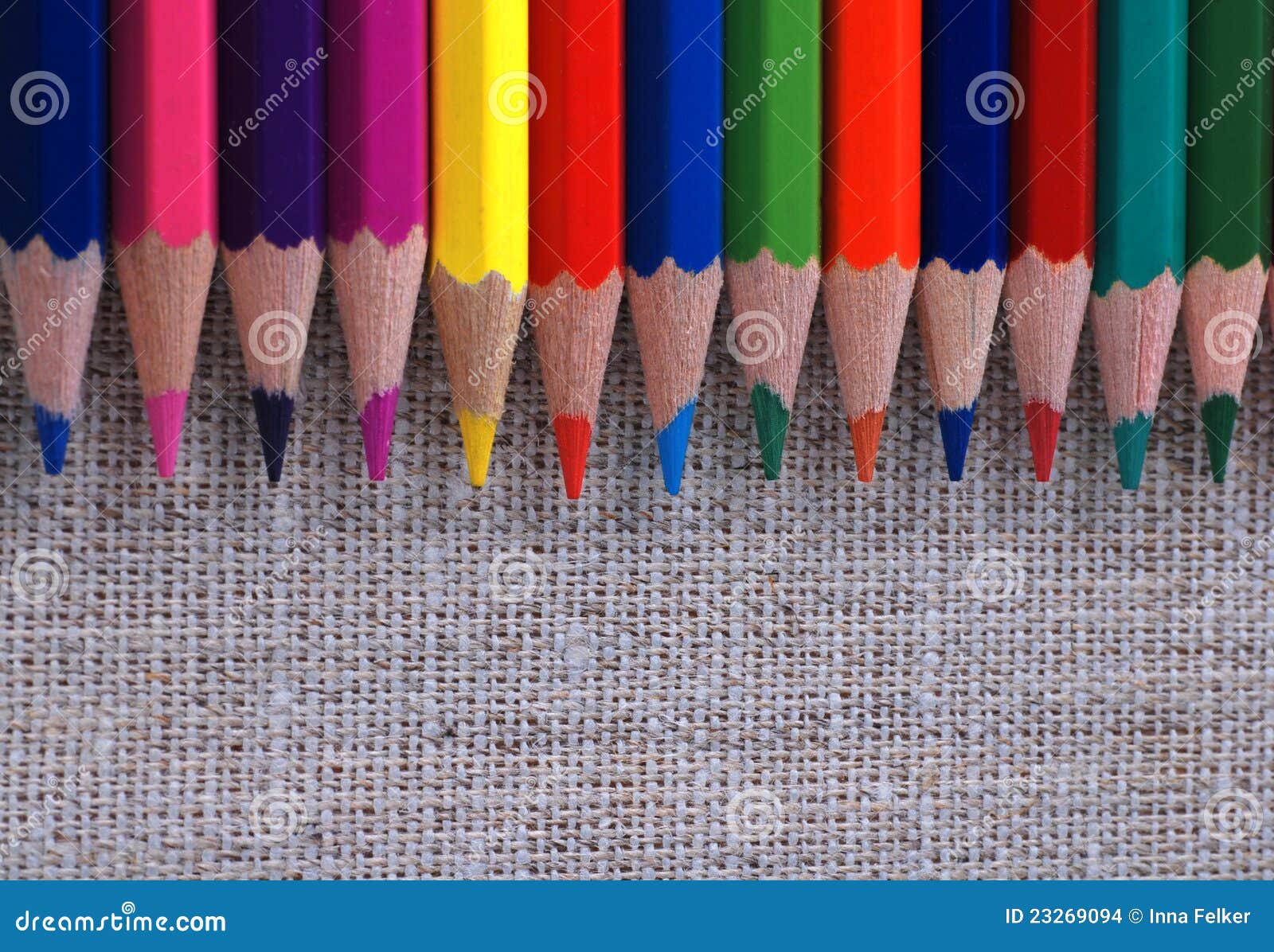 Matite multicolori fotografia stock. Immagine di multicolore - 23269094