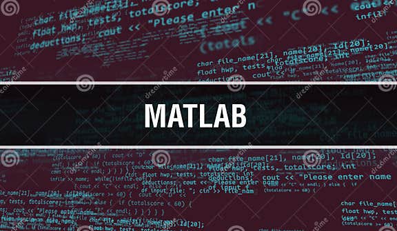 MATLAB Concept with Random Parts of Program Code. MATLAB with ...