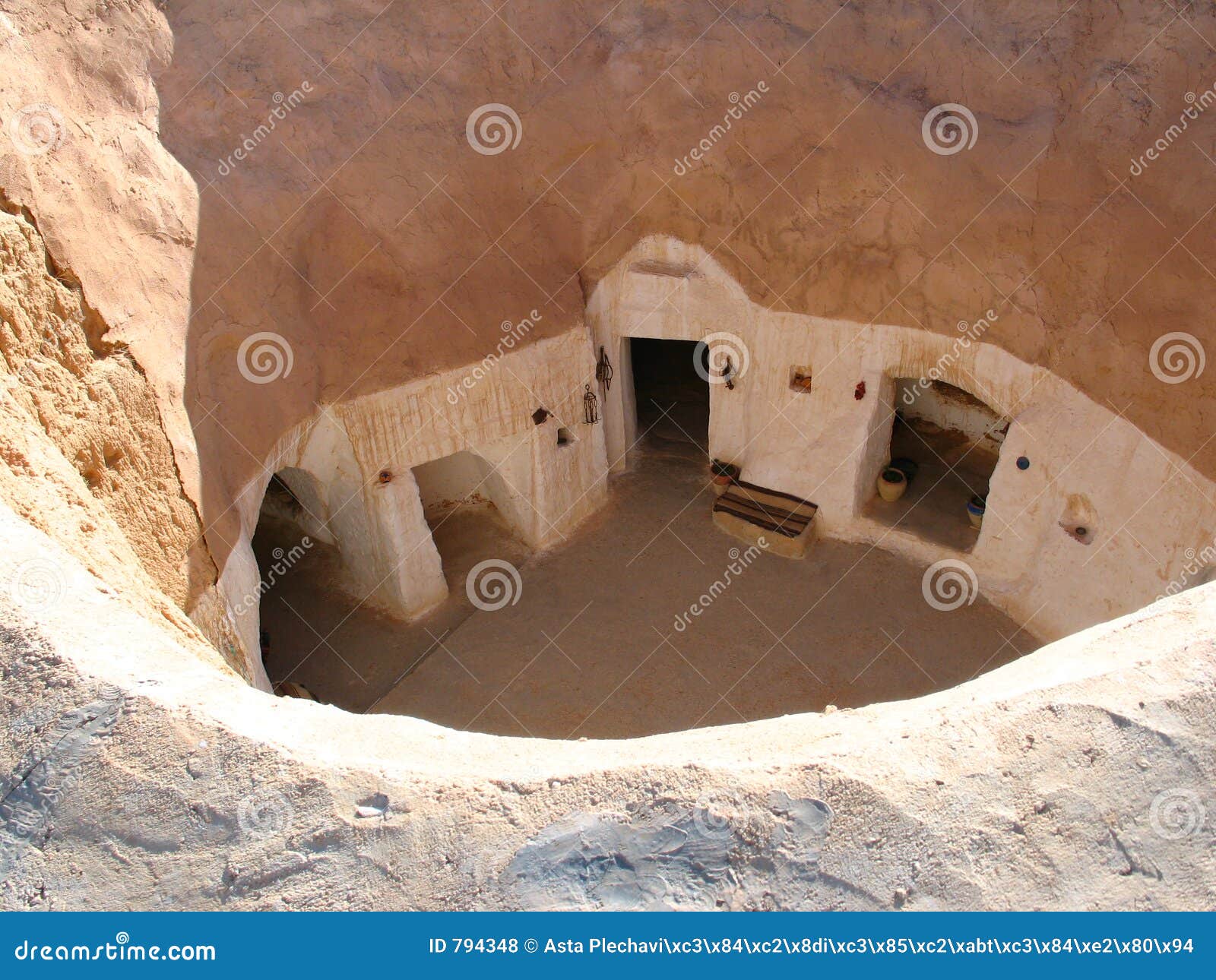 Matmata underground house stock photo. Image of home, matmata - 794348