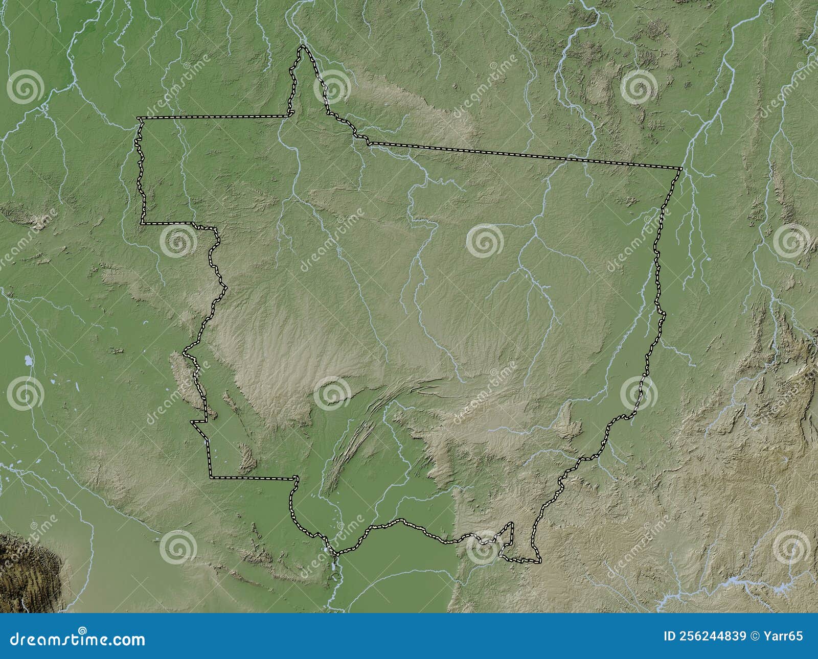 Mato Grosso, Brazil. Wiki. No Legend Stock Illustration - Illustration ...