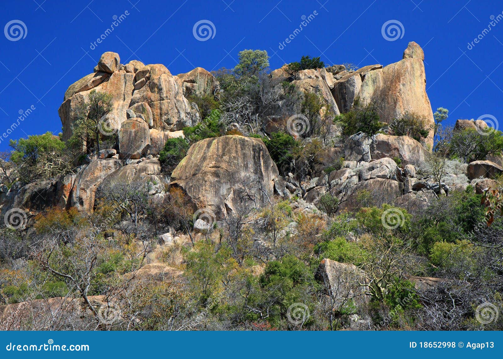 Matobo (Matopos) NP fotografia stock. Immagine di nave - 18652998