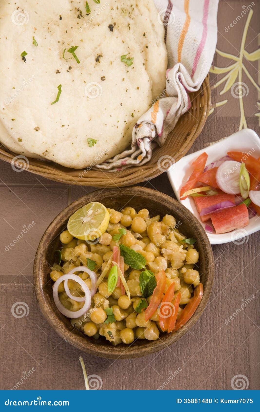 Matra Chaat with Kulcha stock photo. Image of bean, cardamom - 36881480