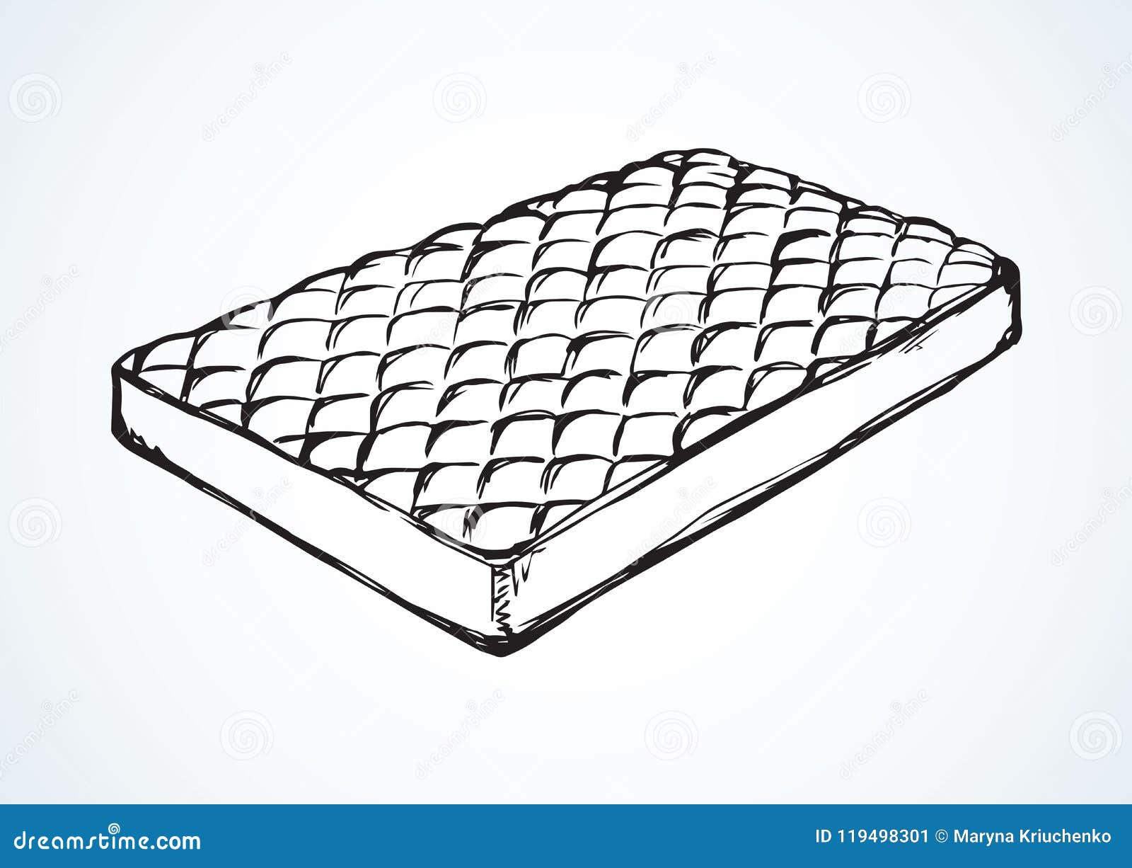 Matras Vector tekening vector illustratie. Illustration of grafisch ...