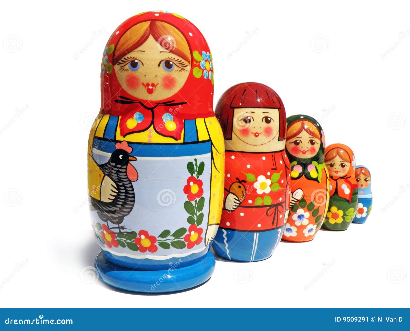 Matreshka doll stock image. Image of assemble, babushka - 9509291