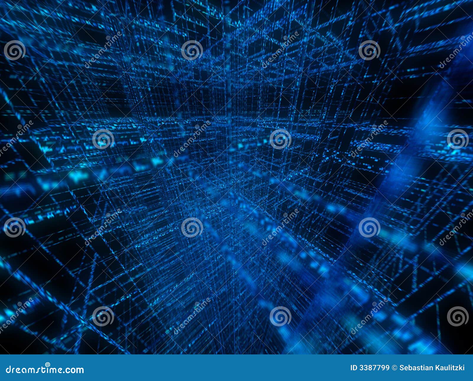 Matrice 3d illustration stock. Illustration du dessin - 3387799