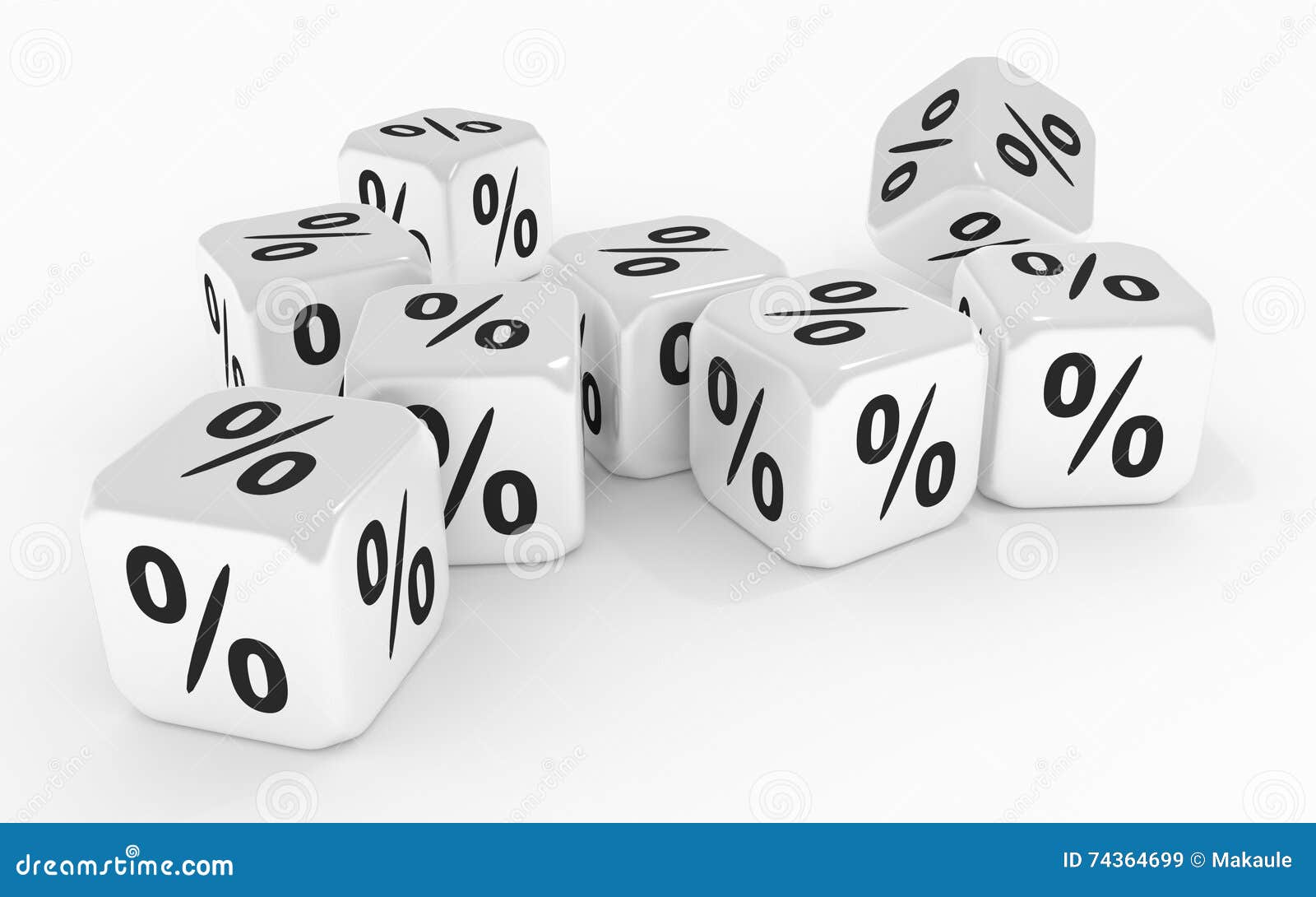 Matrices Avec Des Signes De Pour Cent Illustration Stock - Illustration ...