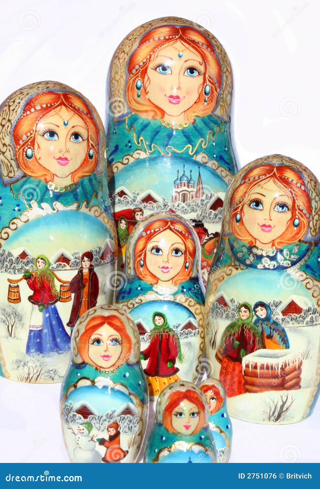 Matrioshka dolls stock photo. Image of russia, wood, face - 2751076