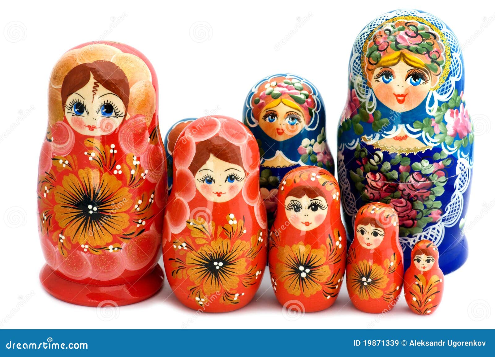 Matrioshka macro stock image. Image of souvenir, matryoshka - 19871339