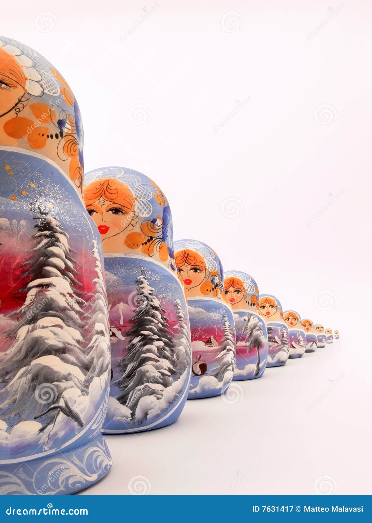 Matrioshkas stock image. Image of team, family, togetherness - 7631417