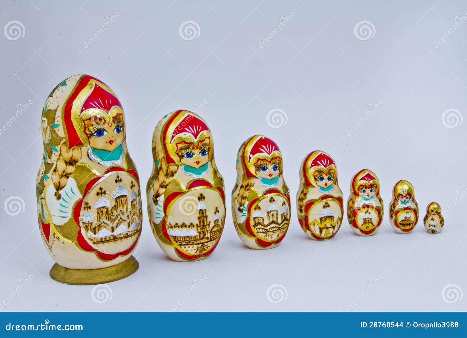Matrioska fotografia stock. Immagine di russo, bianco - 28760544