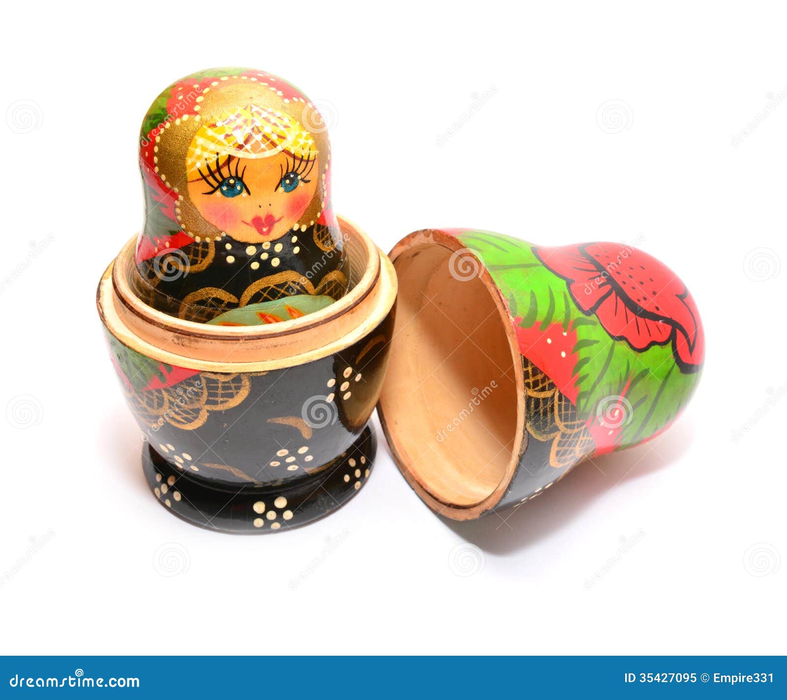 Matrioska immagine stock. Immagine di piccolo, isolato - 35427095