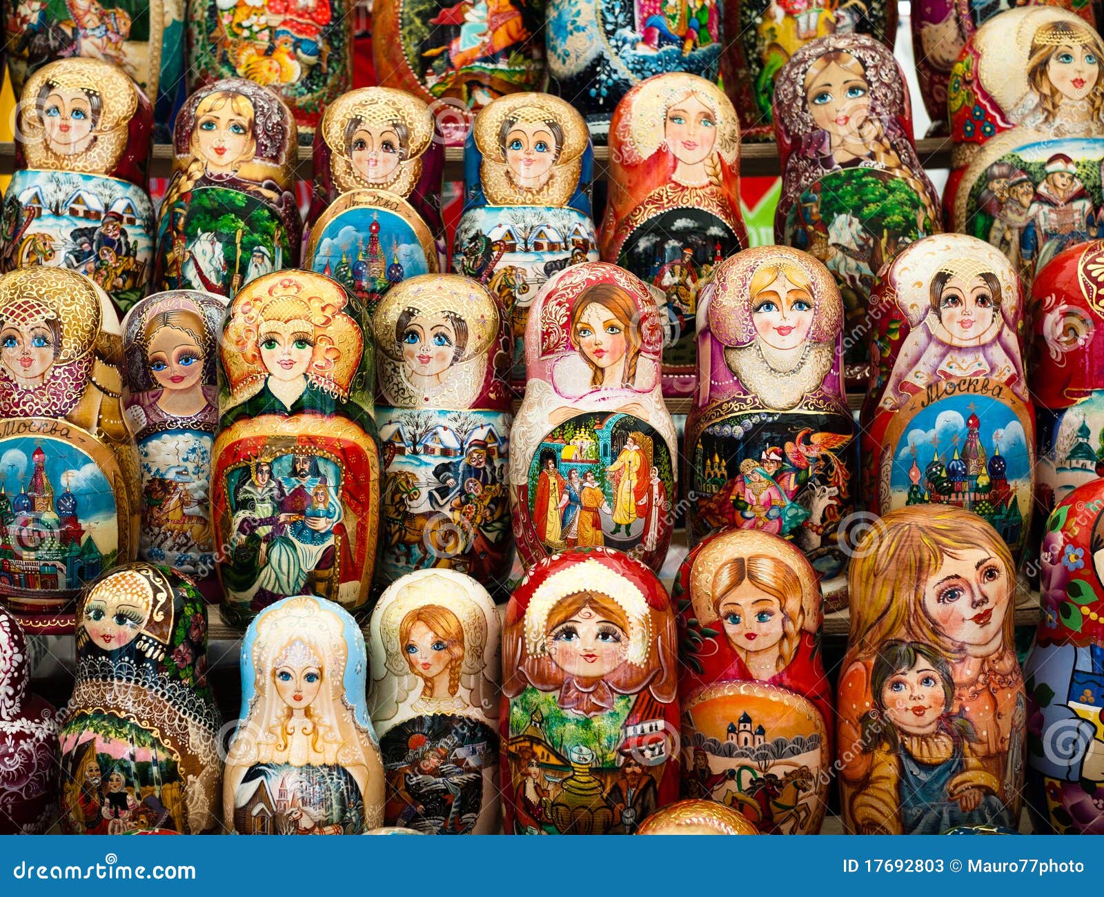 Matrioskas stock image. Image of ornament, face, cultural - 17692803