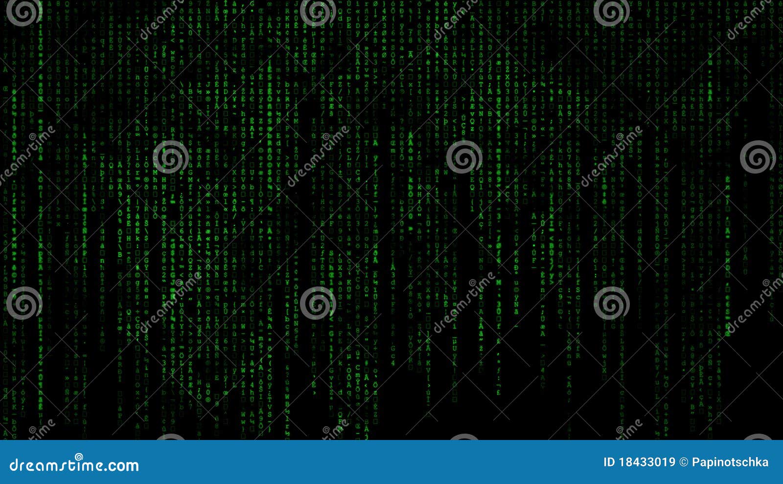 Matrix stock illustration. Illustration of digit, graphic - 18433019