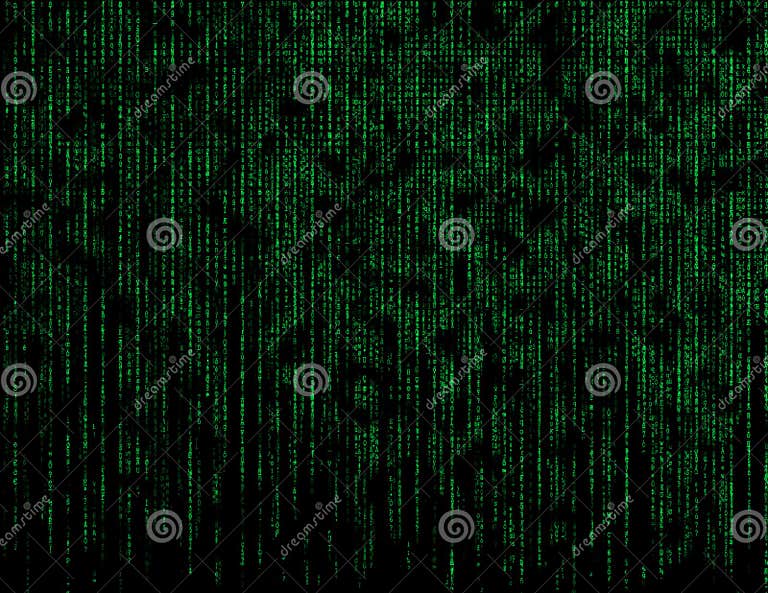 Matrix stock illustration. Illustration of black, computer - 74446