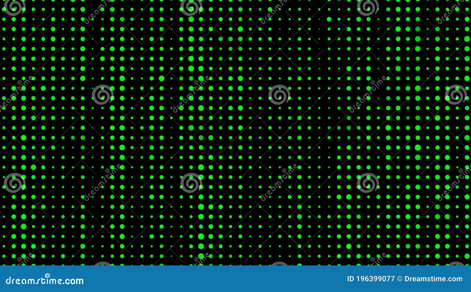 Matrix Abstract Illustration Structure of Points. Falling Points of ...