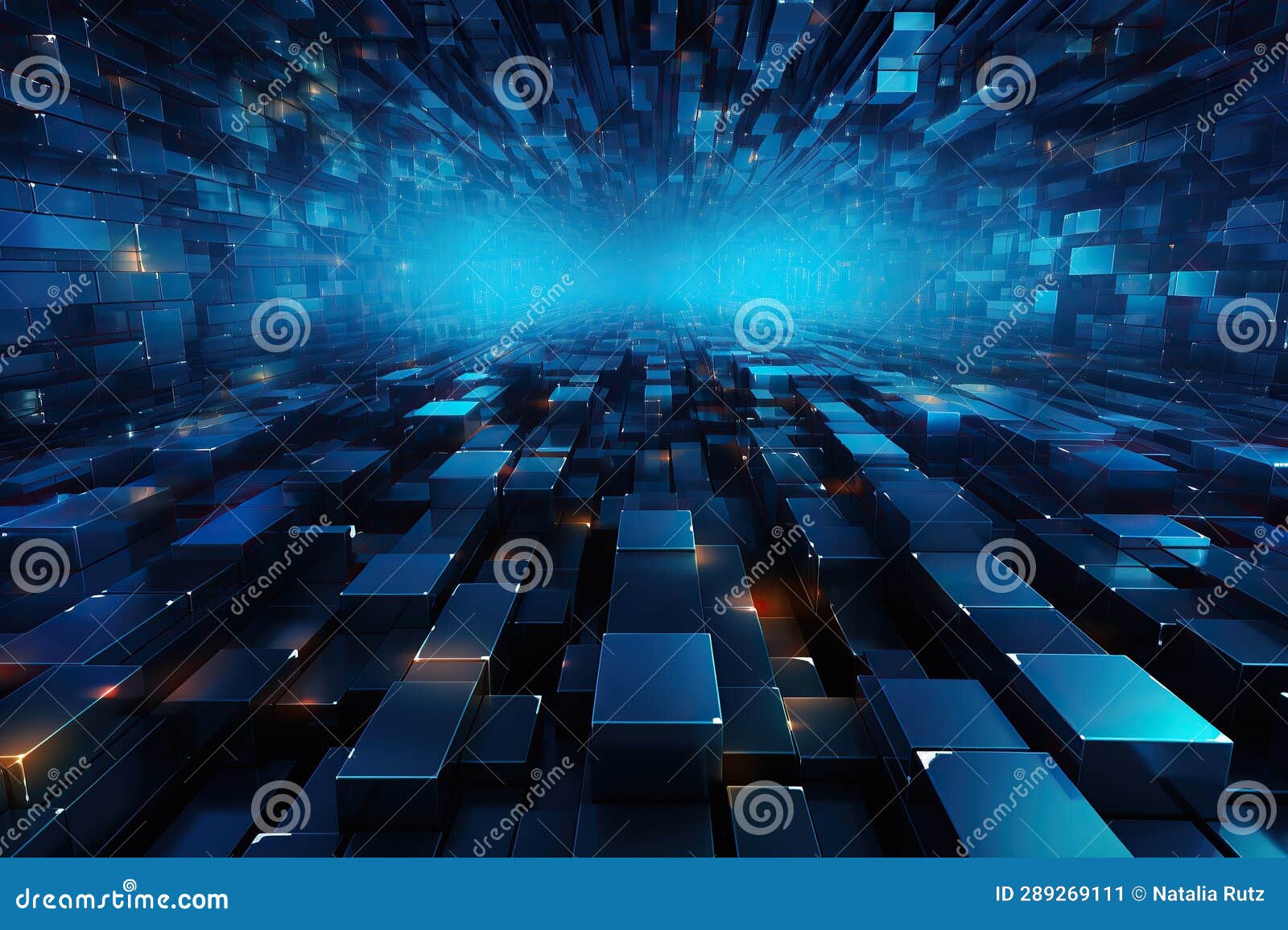 Matrix abstract pattern stock illustration. Illustration of concept ...