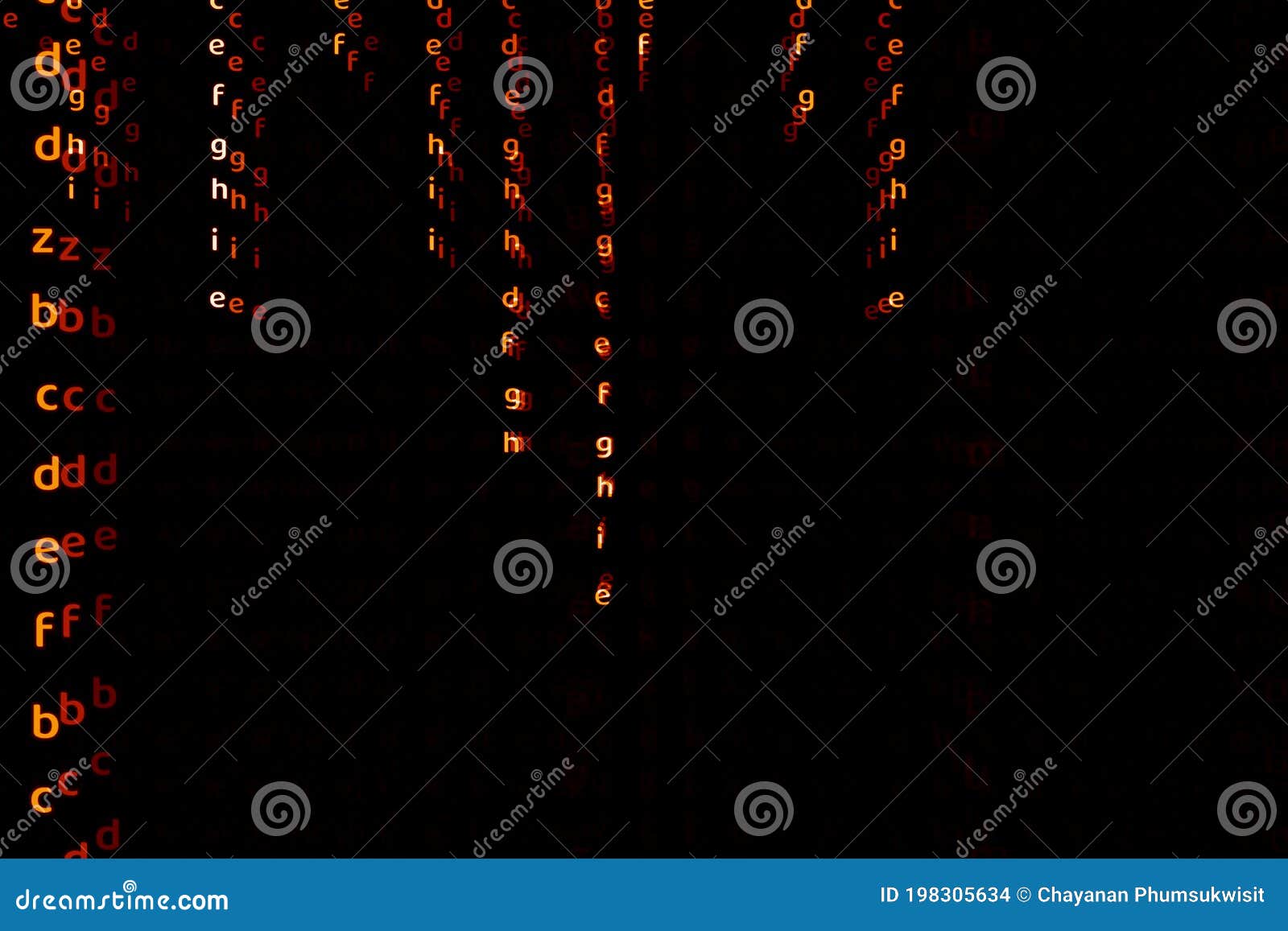 Matrix Alphabet Deep Dimension Hot Tone Abstract Text Effect Motion ...