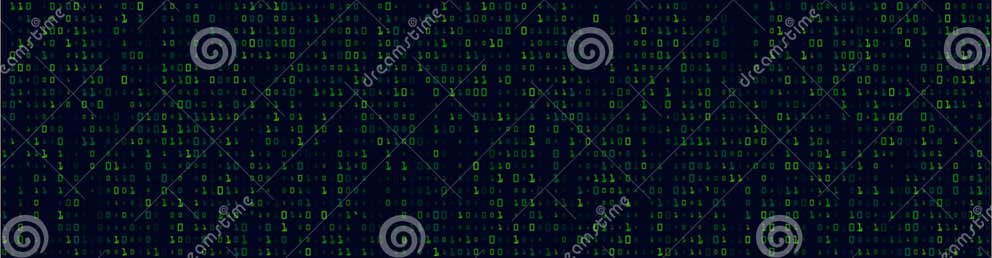 The Matrix. a Background with a Chaotic Arrangement of Numbers Stock ...