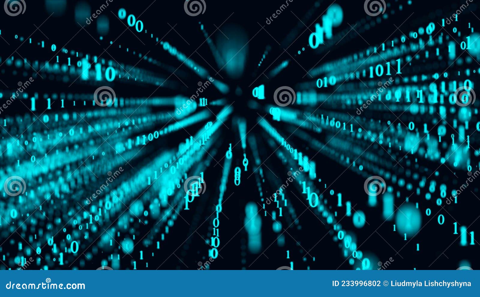 Matrix Background with Numbers. Technological Binary Code. Big Data ...