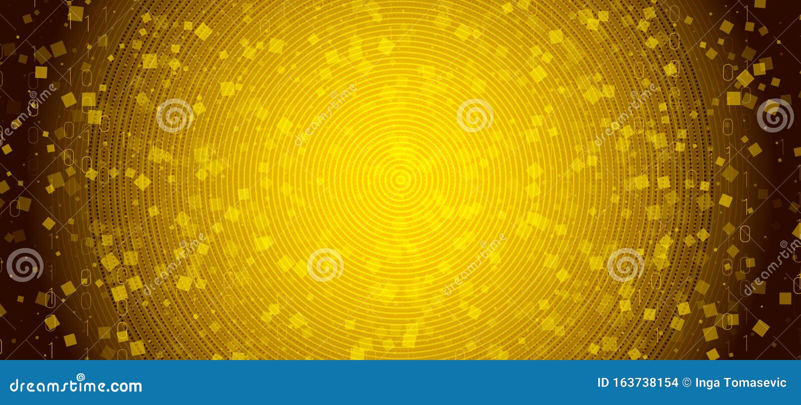 Matrix Big Data. Glow Science Wallpaper Stock Vector - Illustration of ...