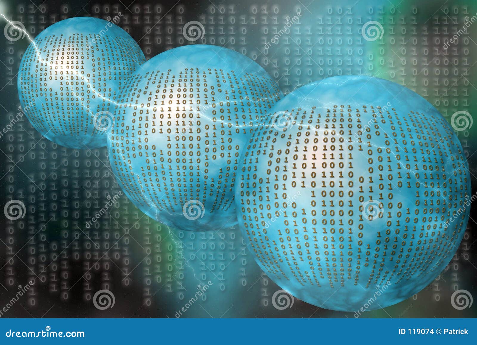 Matrix, binary code. stock illustration. Illustration of internet - 119074