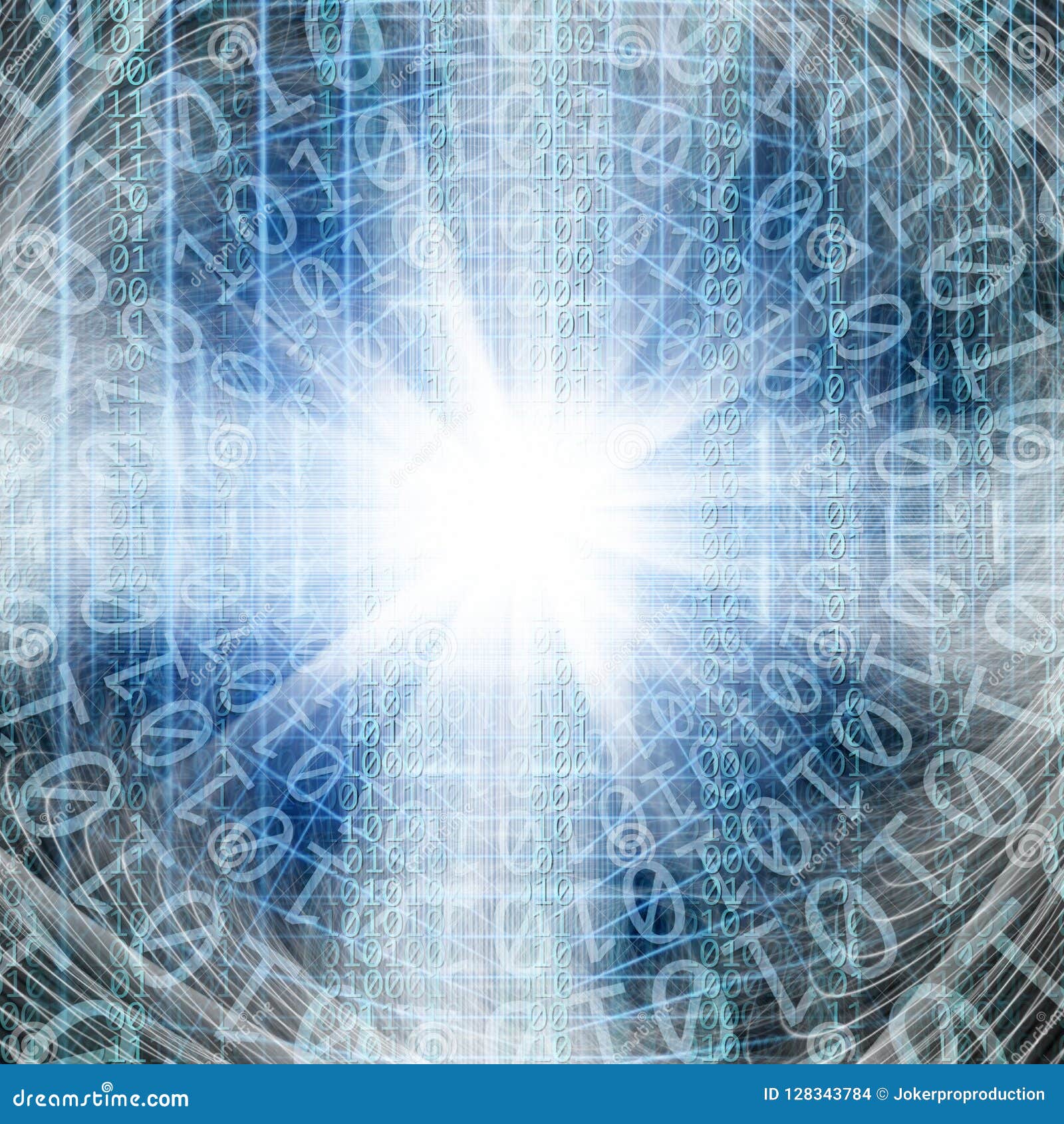 Matrix of binary code stock illustration. Illustration of connectivity ...